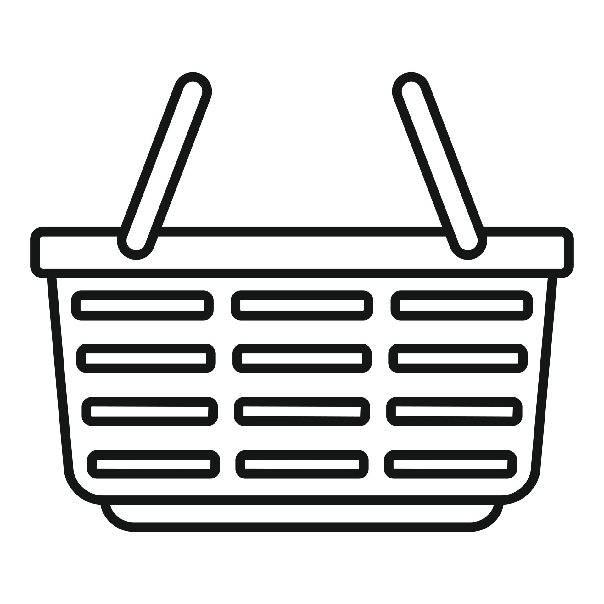 Trade shop basket icon, outline style 14520684 Vector Art at Vecteezy Trade shop basket icon, outline style 14520684 Vector Art at Vecteezy