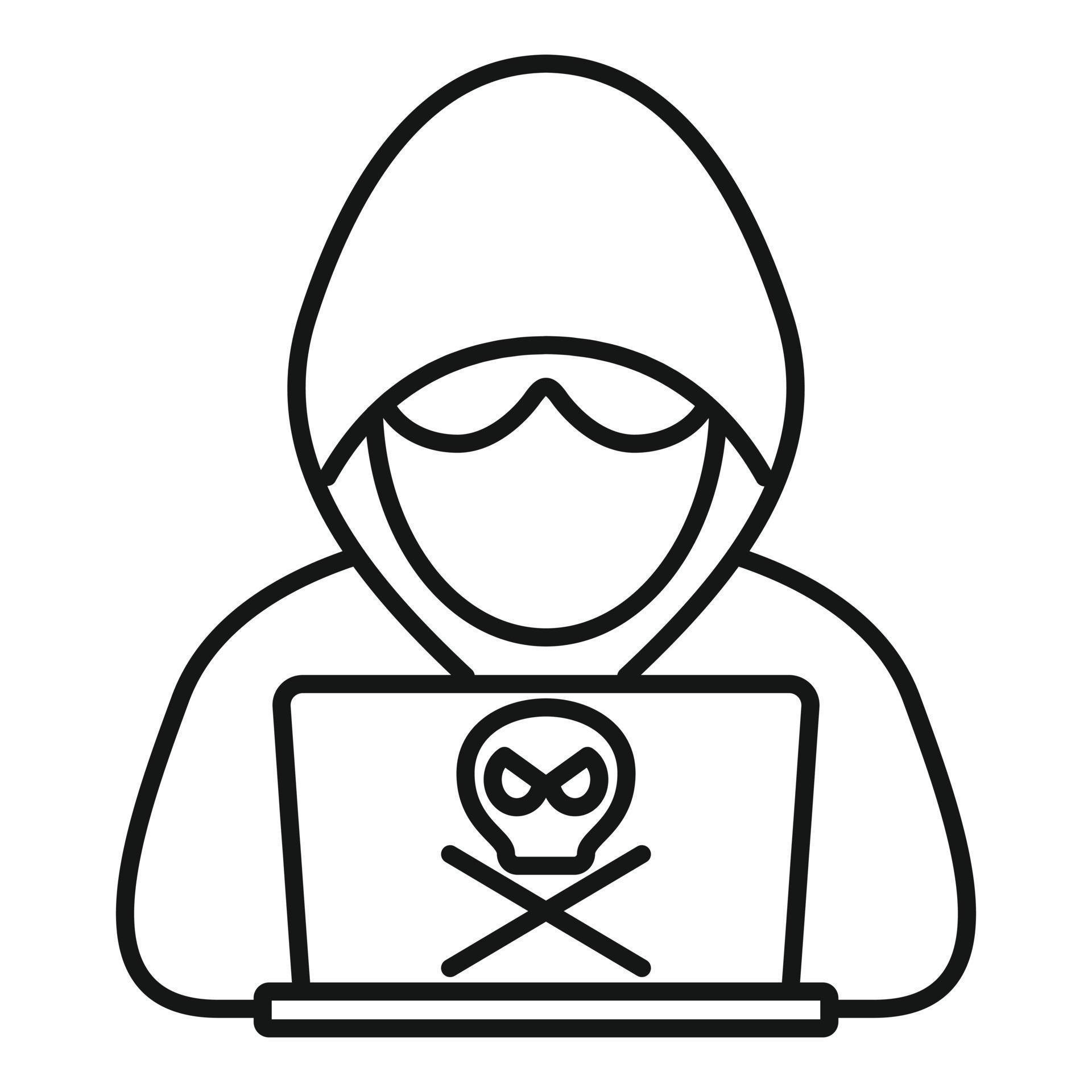 Modern Hacker Icon Outline Style 14520788 Vector Art At Vecteezy