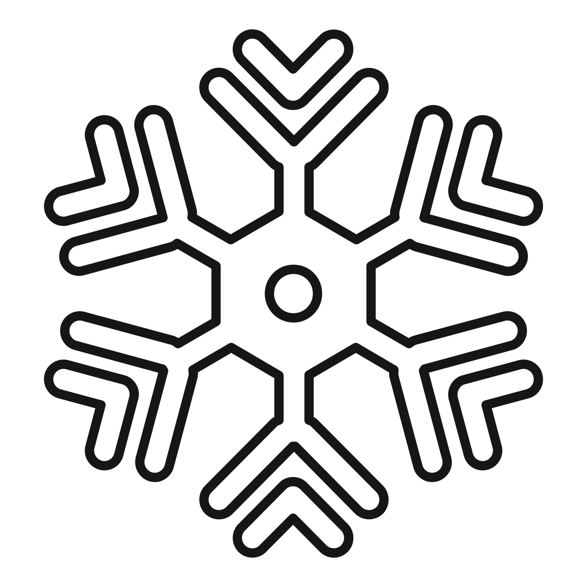 Shape snowflake icon, outline style 14522876 Vector Art at Vecteezy