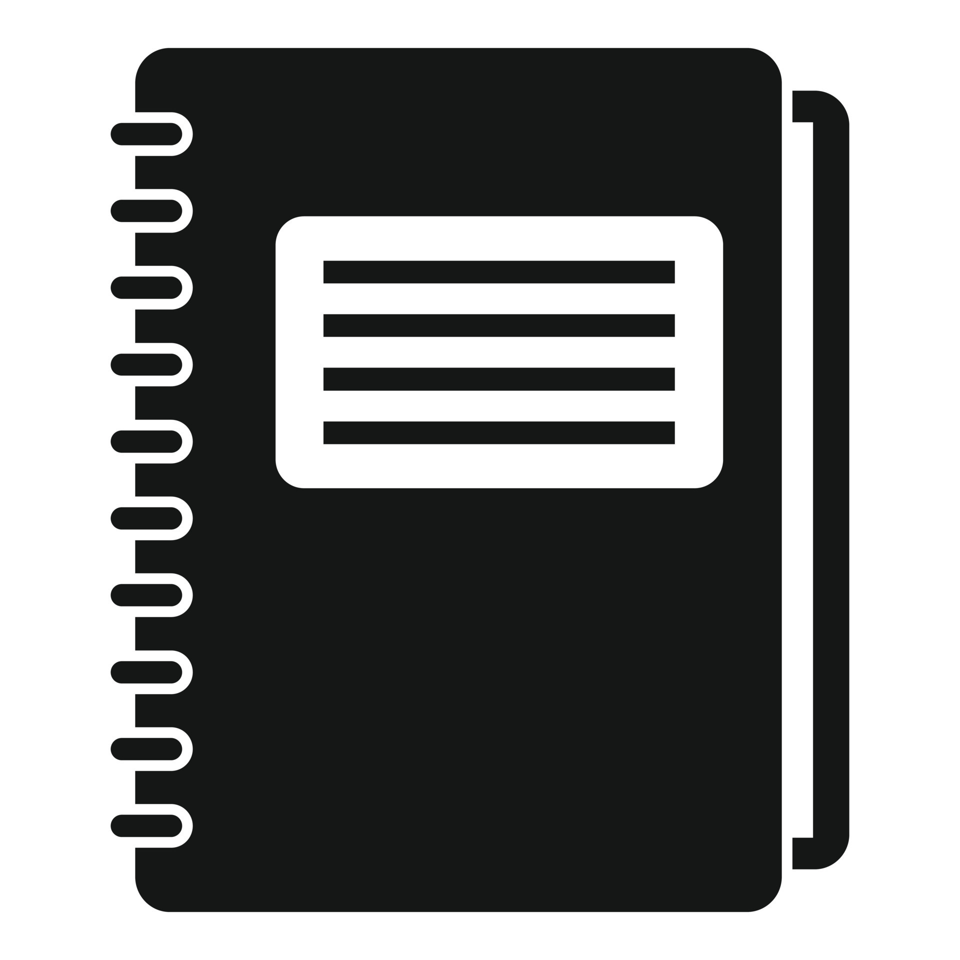 Library notebook icon, simple style 14522912 Vector Art at Vecteezy