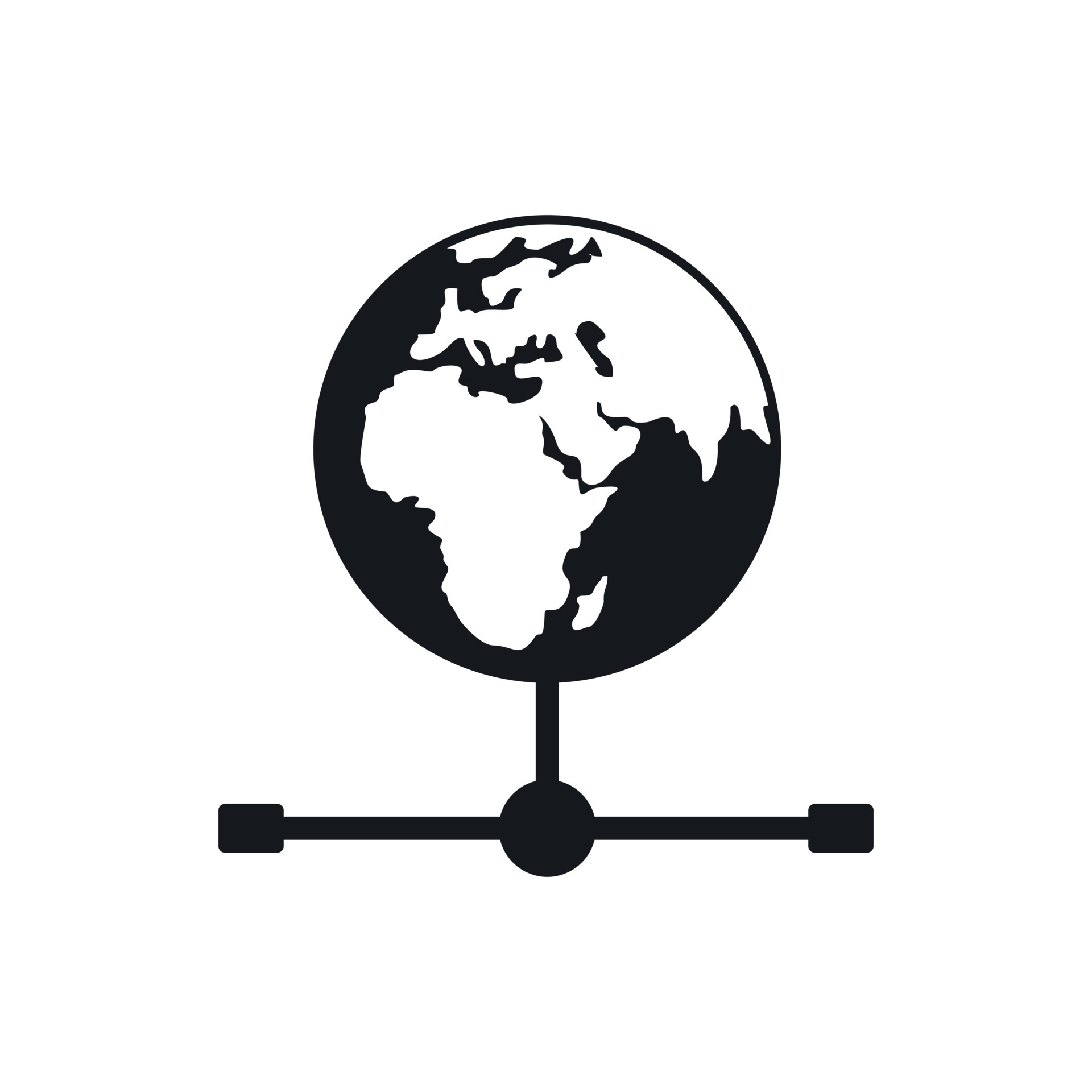 Globe icon, simple style 14523403 Vector Art at Vecteezy