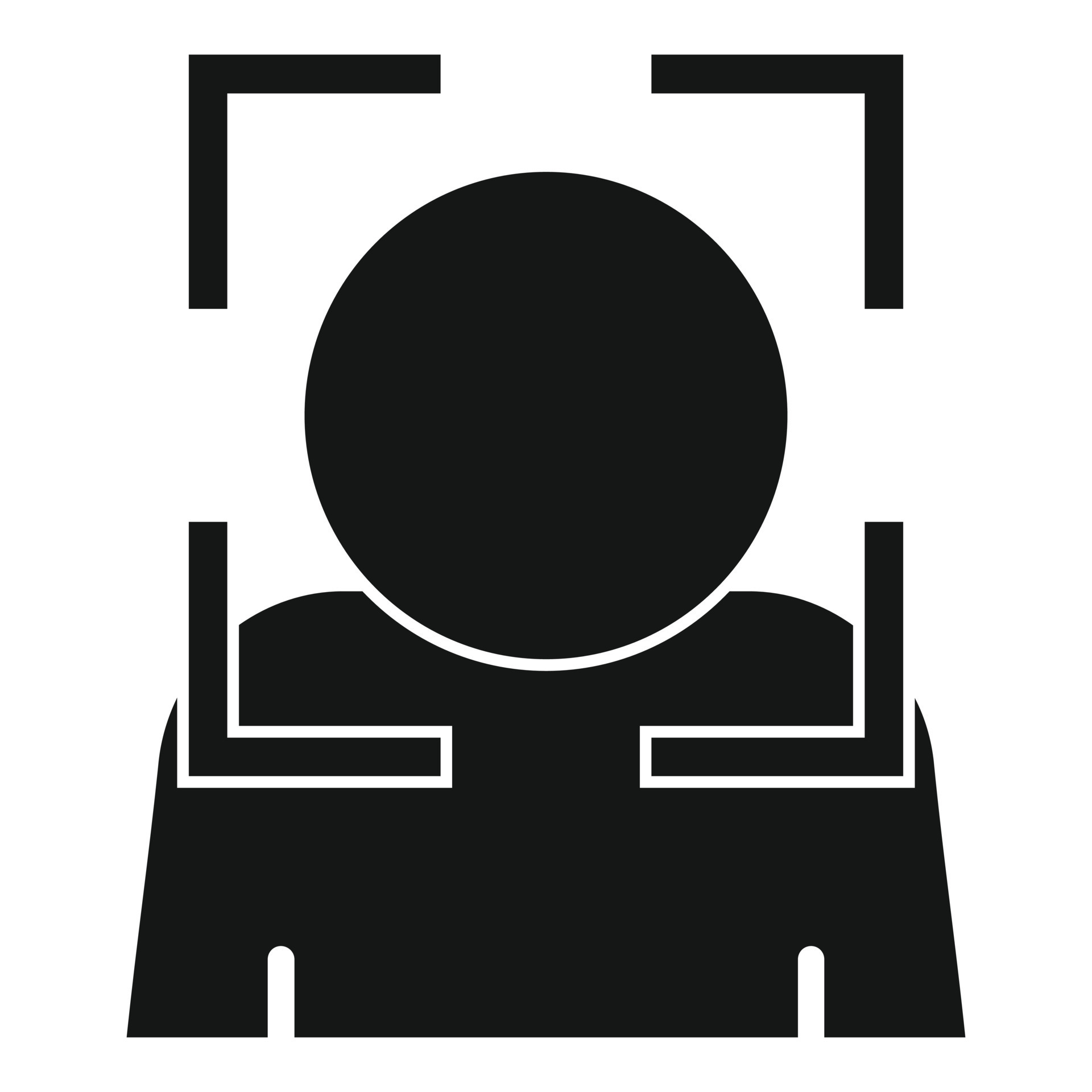 Security Face Detection Icon Simple Style 14523414 Vector Art At Vecteezy
