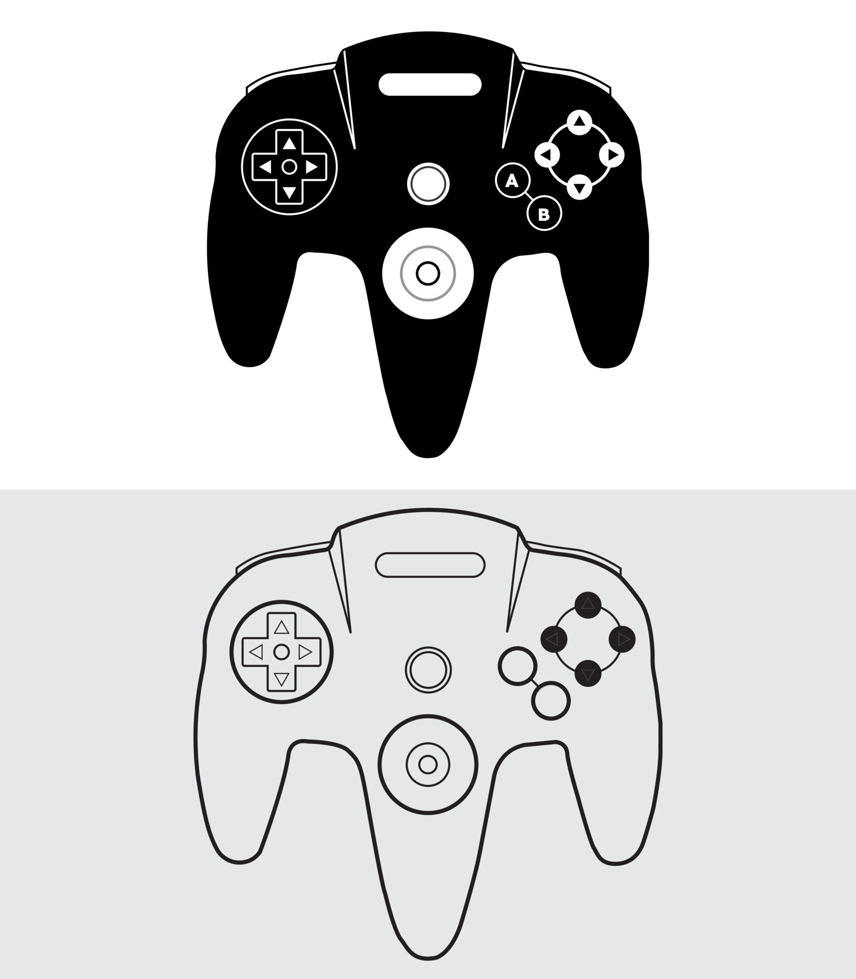Video game console Vector Design Bundle , Game Controller Vector Set ... Video game console Vector Design Bundle , Game Controller Vector Set ...