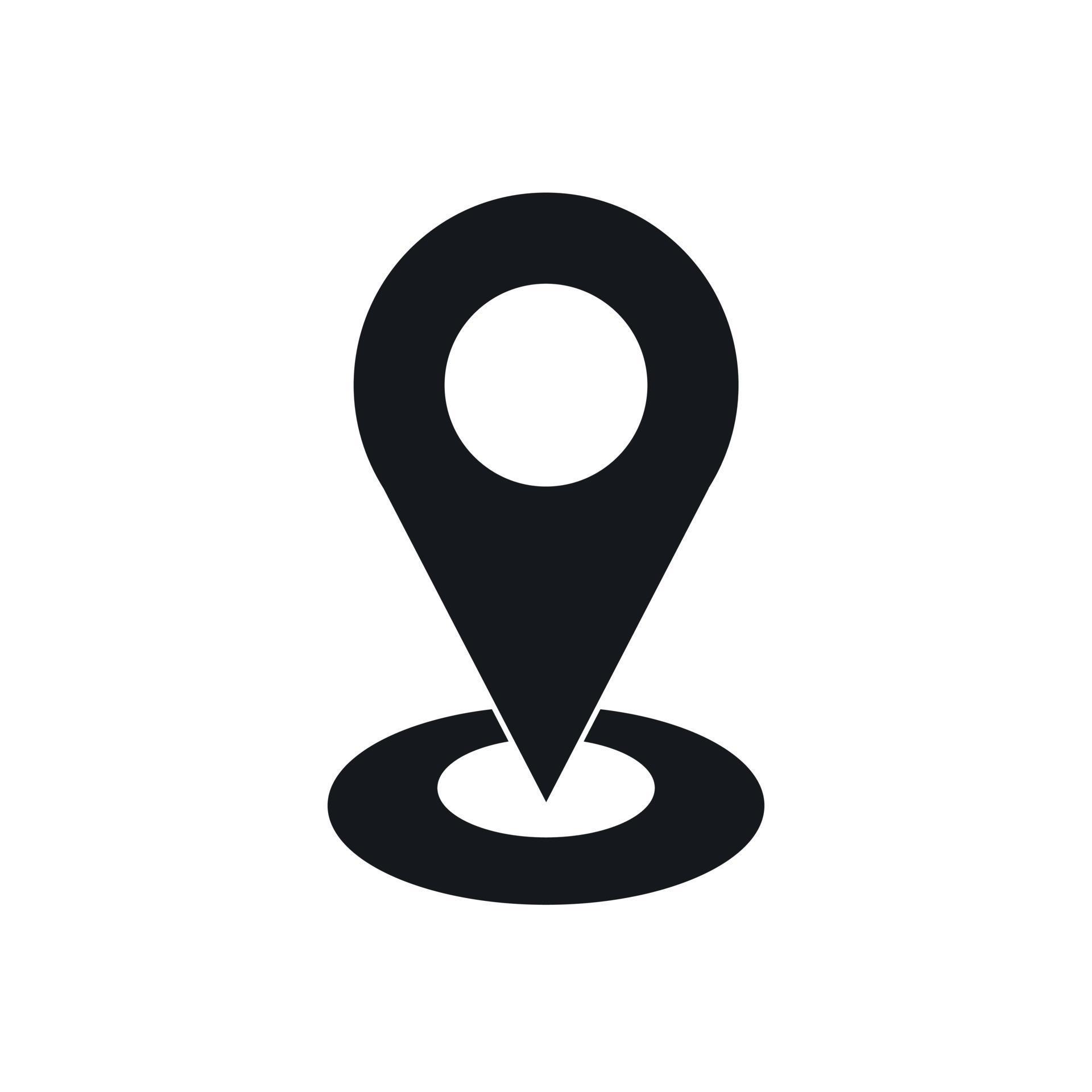 Map pointer icon, simple style 14524625 Vector Art at Vecteezy