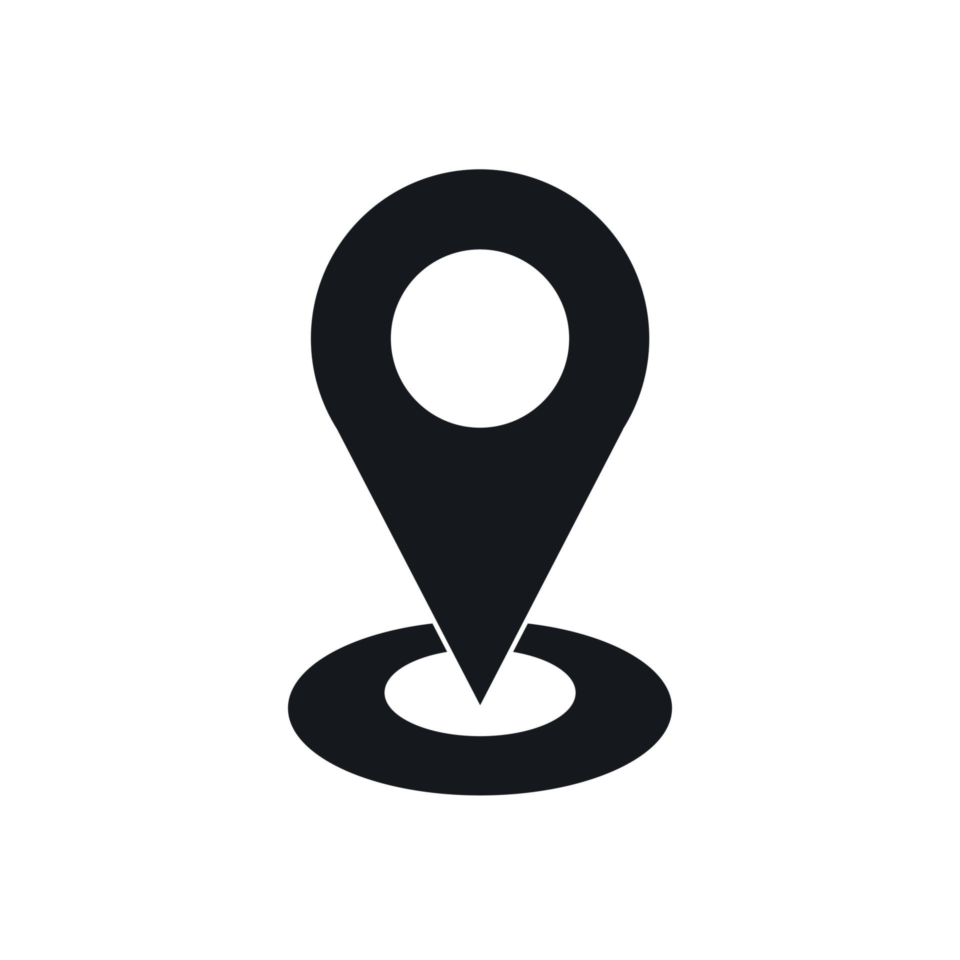 Map pointer icon, simple style 14524625 Vector Art at Vecteezy