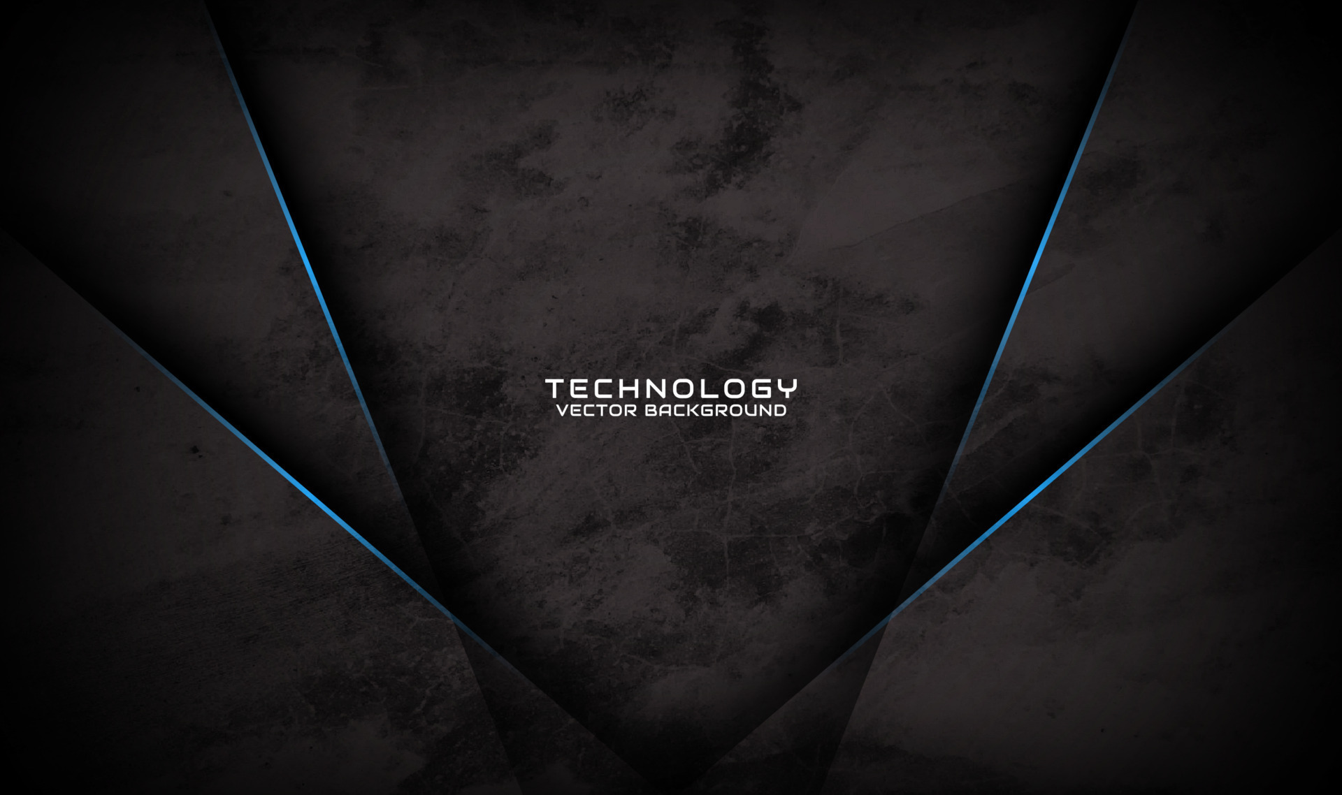 3d Black Rough Grunge Techno Abstract Background Overlap Layer On Dark Space With Blue Light