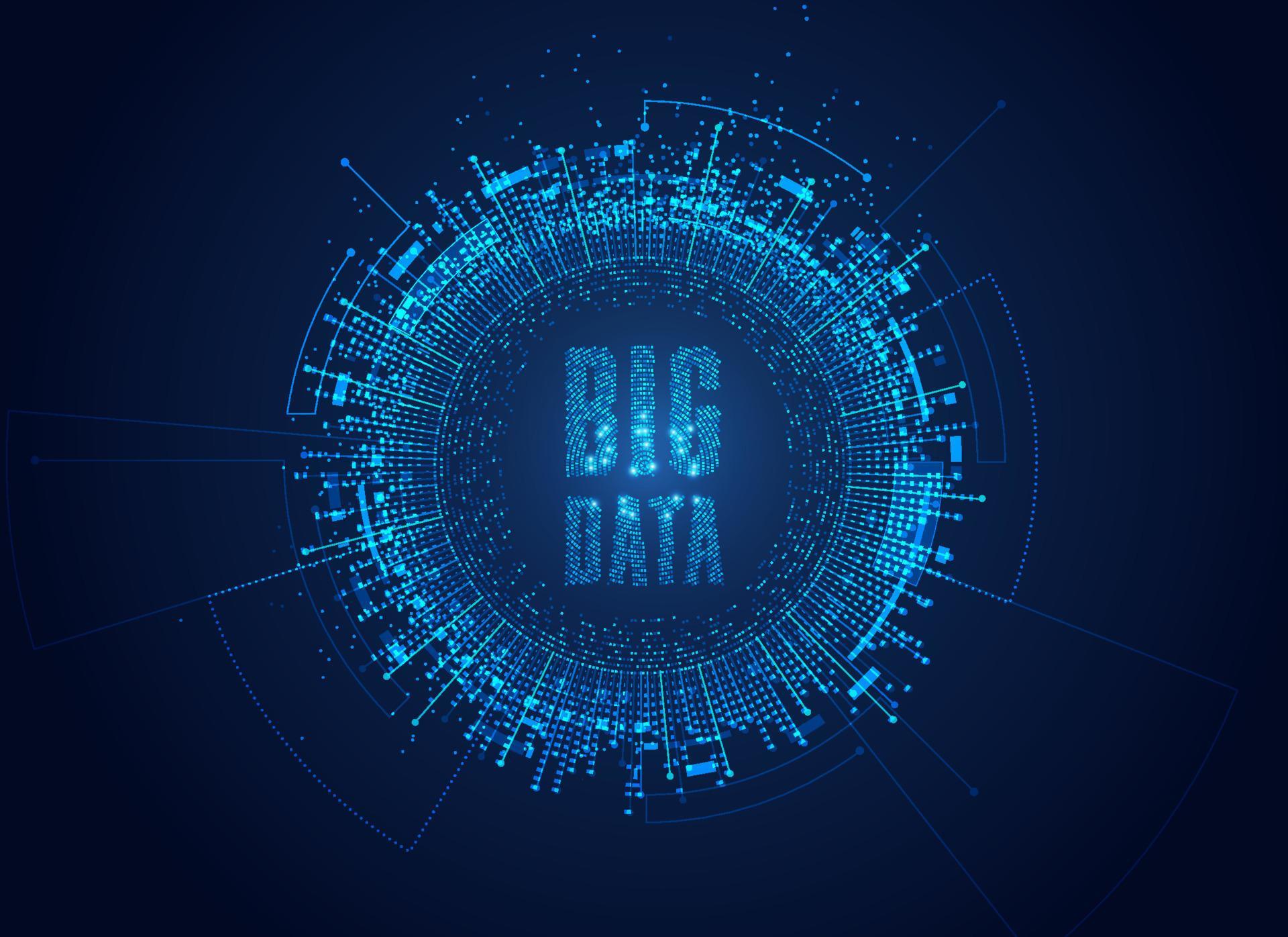 big data concept 14526775 Vector Art at Vecteezy