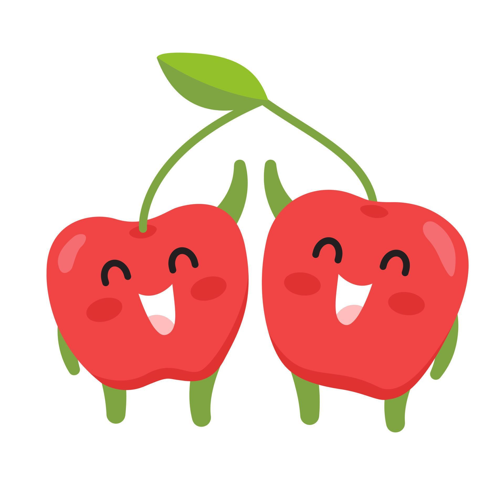 Cherry Cartoon Character 14526874 Vector Art At Vecteezy