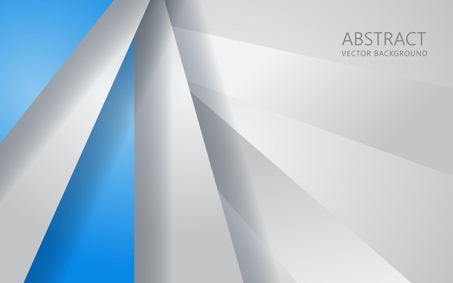 Abstract Blue And White Triangle Overlapping Layers Geometric Shapes Background A Combination