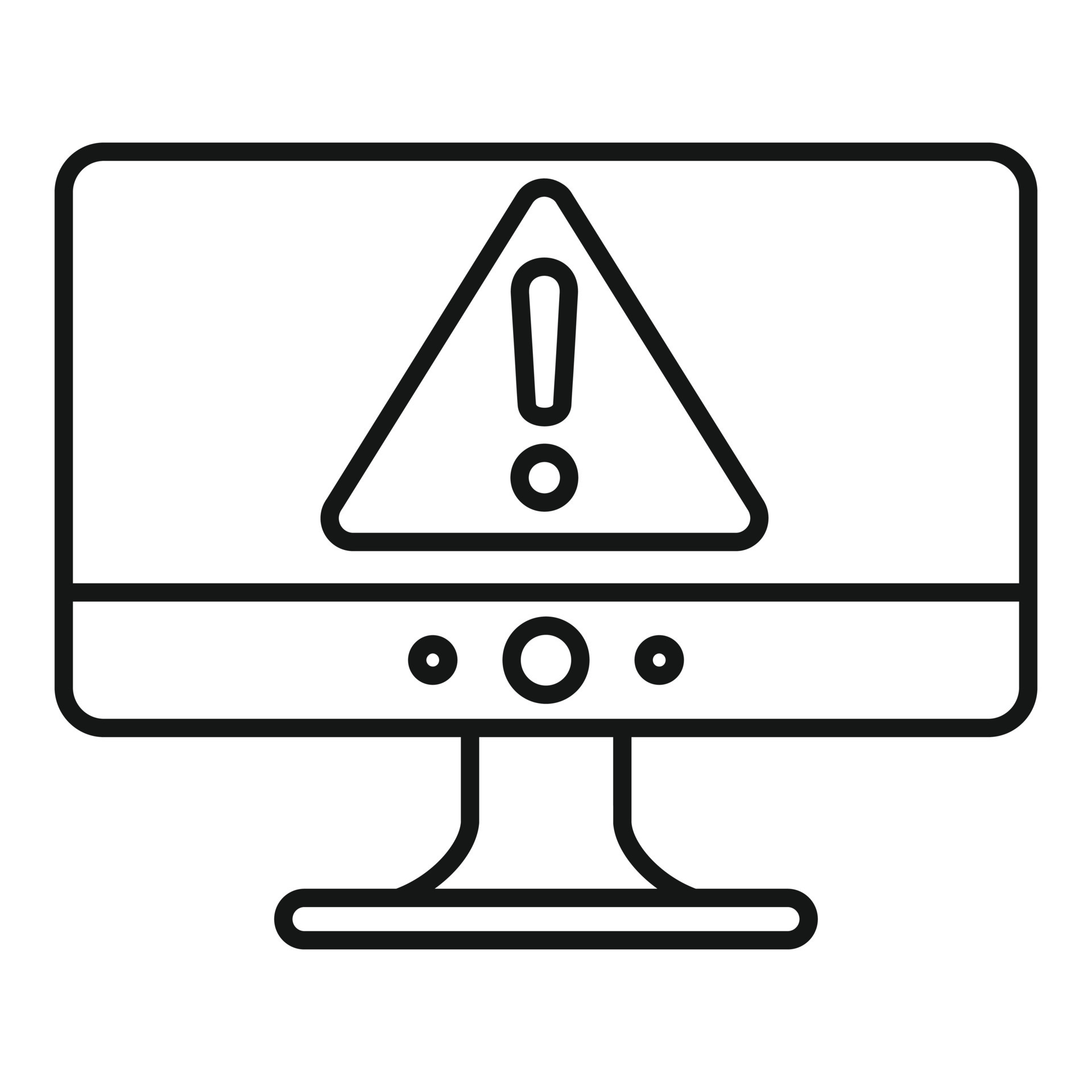 Computer Security Alert Icon Outline Style 14527535 Vector Art At Vecteezy