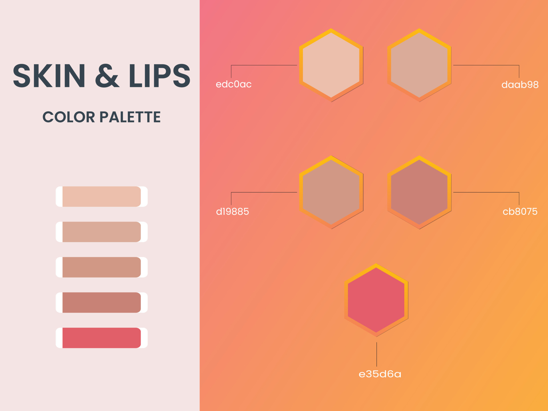 Skin and lips color palette 14529882 Vector Art at Vecteezy Skin and lips color palette 14529882 Vector Art at Vecteezy