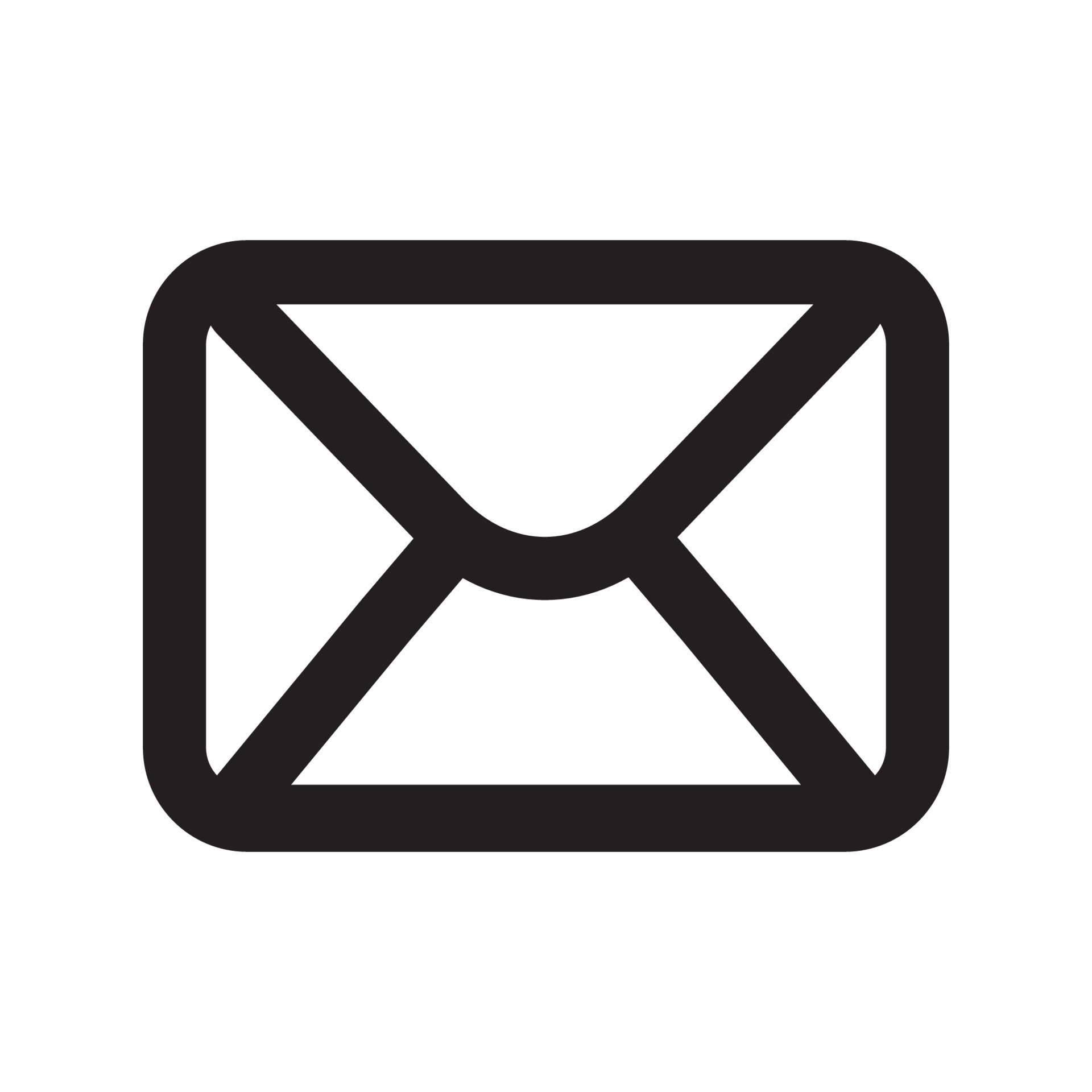 Mail Icon with Outline Style 14530471 Vector Art at Vecteezy
