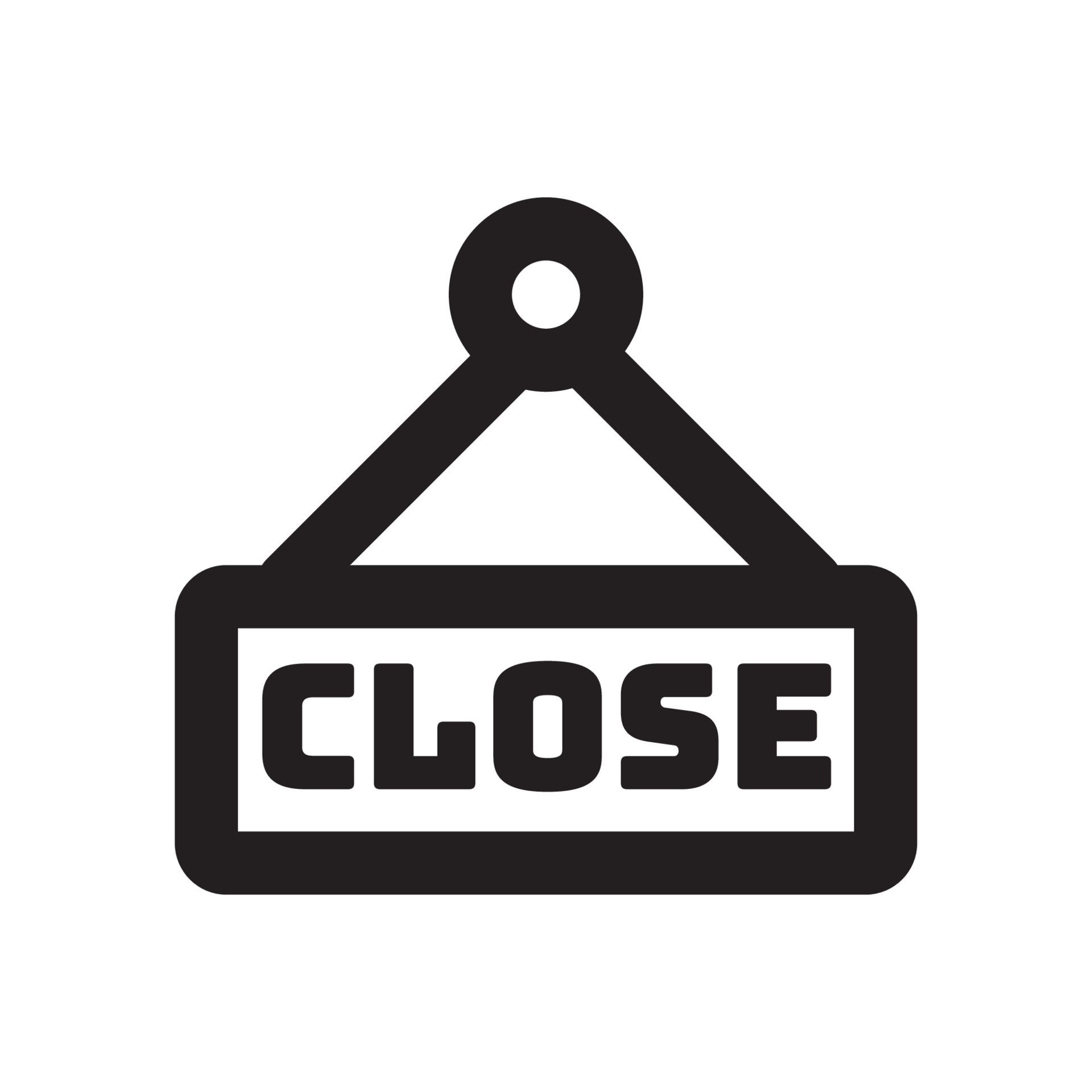 Shop Close Icon Outline Style 14530487 Vector Art at Vecteezy