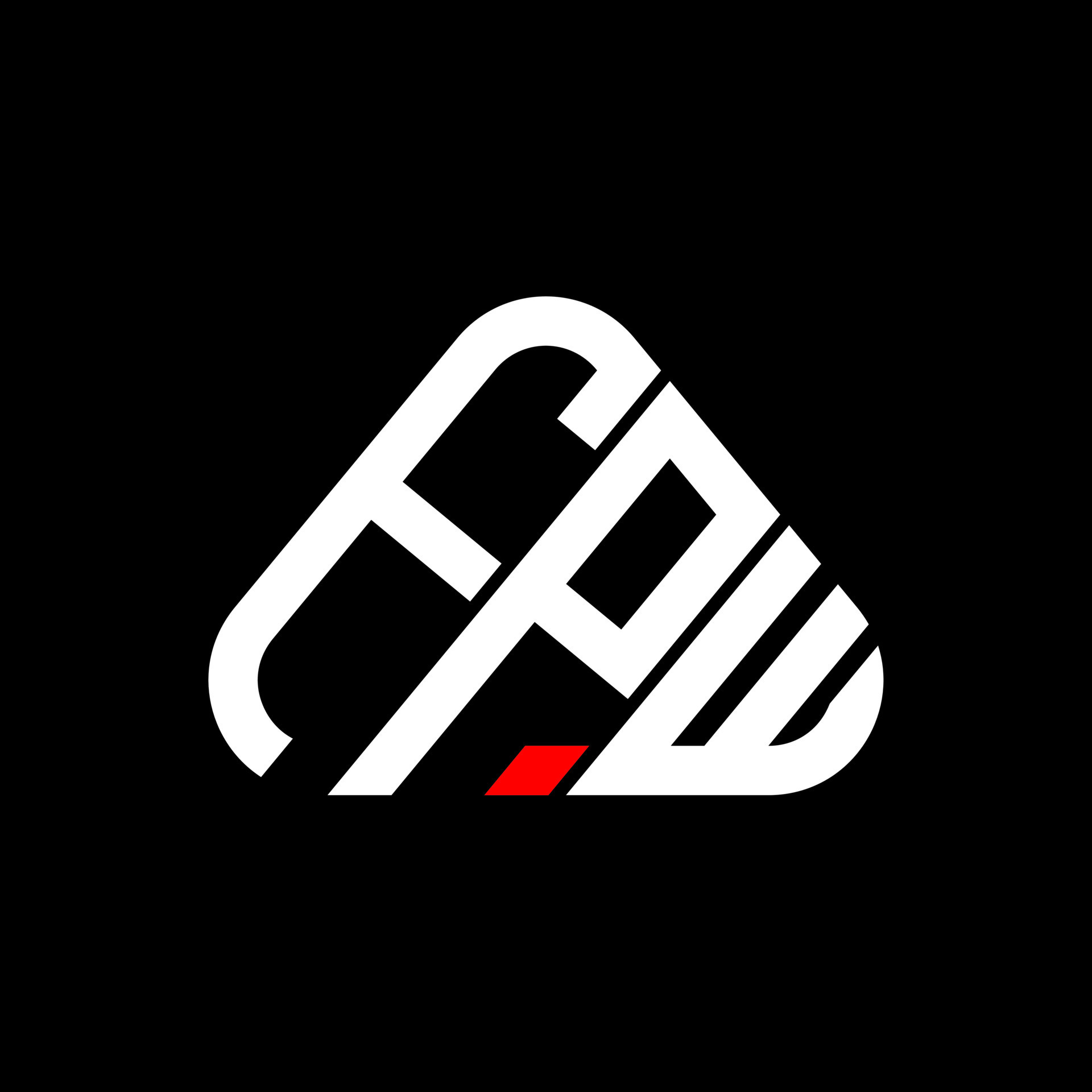 diseño creativo del logotipo de la letra fpu con gráfico vectorial, logotipo simple y moderno de ...