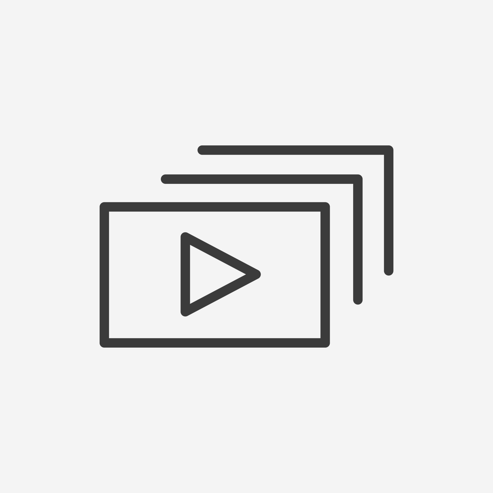 slideshow, presentation vector icon. media, slide, show, multimedia, video, audio, projection ...