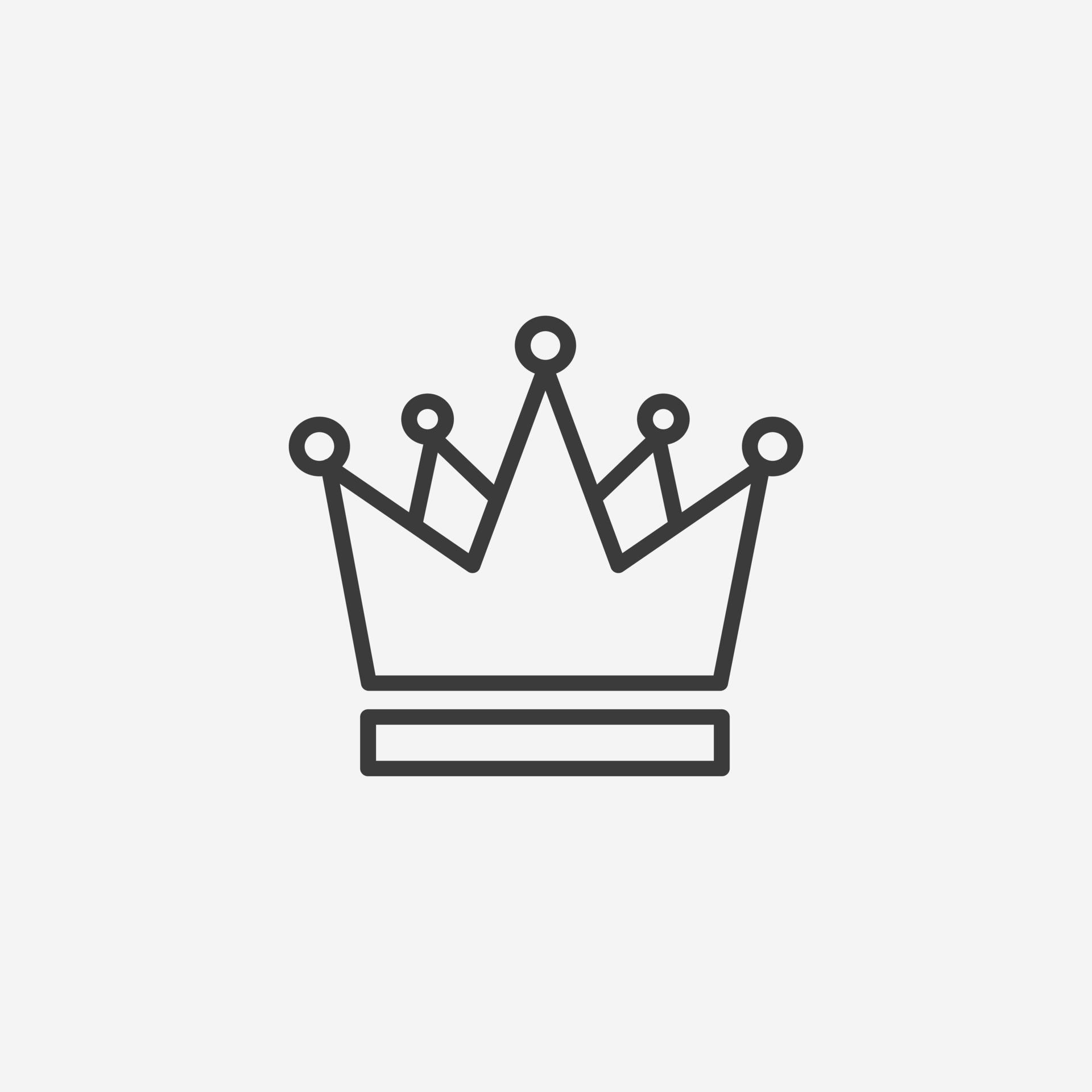 Crown King Queen Royal Icon Vector Isolated Sign Symbol 14531396