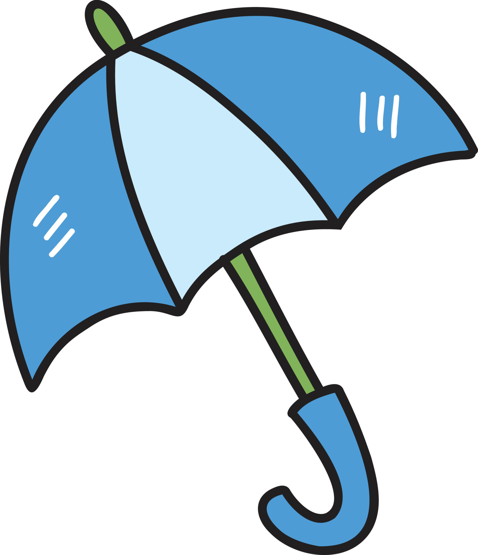 Hand Drawn Umbrella Illustration 14533582 Vector Art At Vecteezy