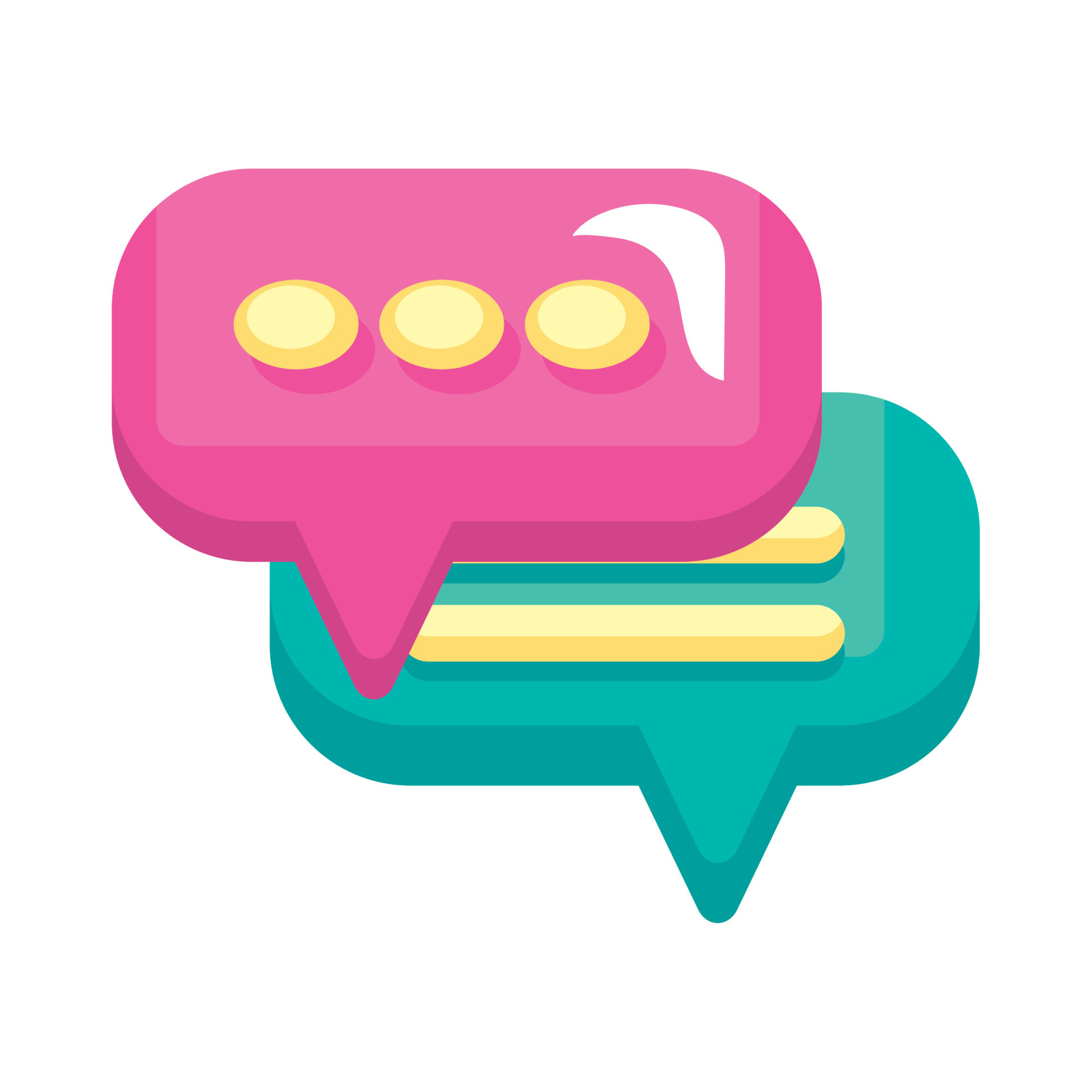 speech bubbles messages 14534046 Vector Art at Vecteezy