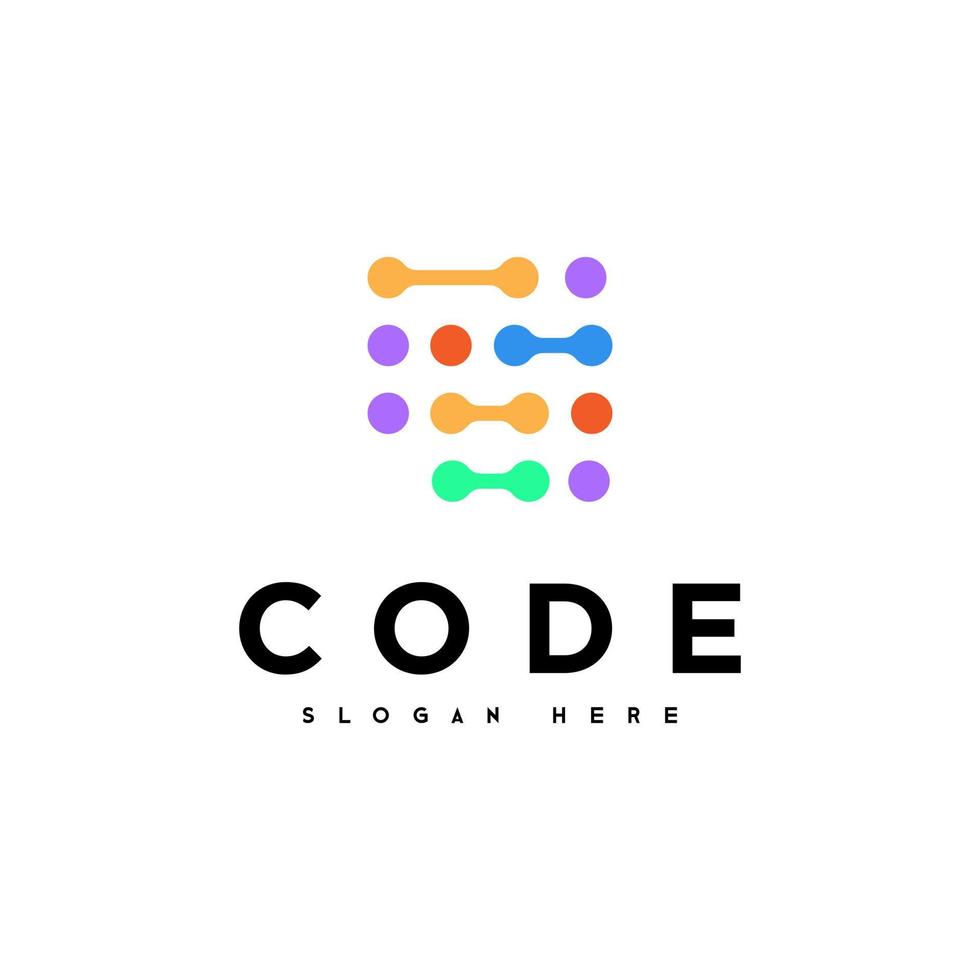 code and data logo, icon and vector 14534453 Vector Art at Vecteezy
