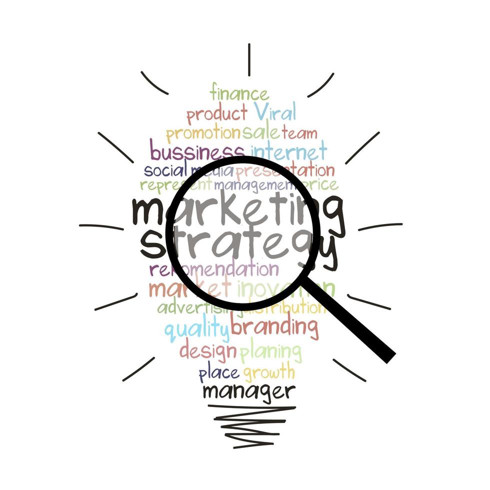 marketing strategy concept bulb vector illustration 14536021 Vector Art ... marketing strategy concept bulb vector illustration 14536021 Vector Art ...