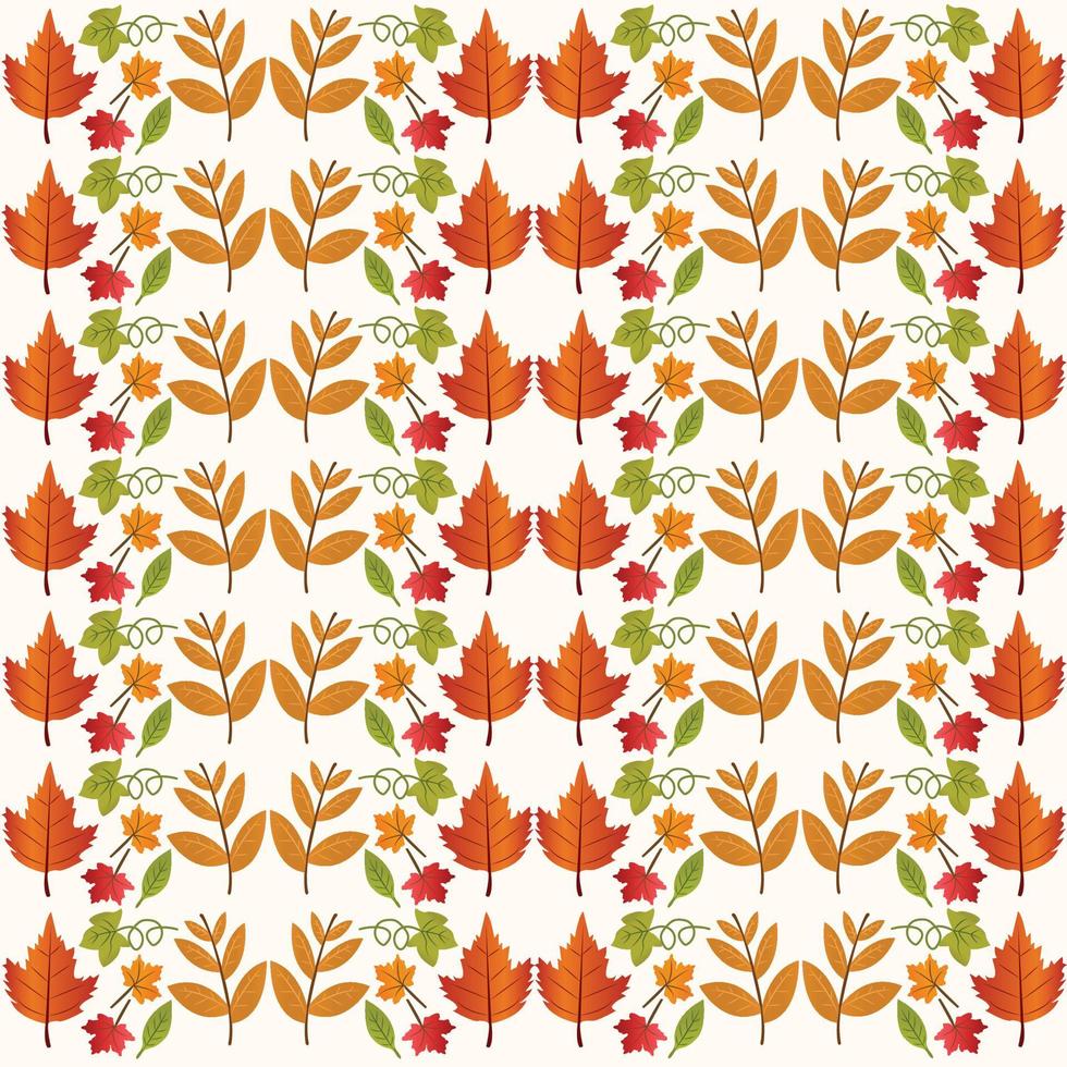 Fall leaves pattern 14537936 Vector Art at Vecteezy
