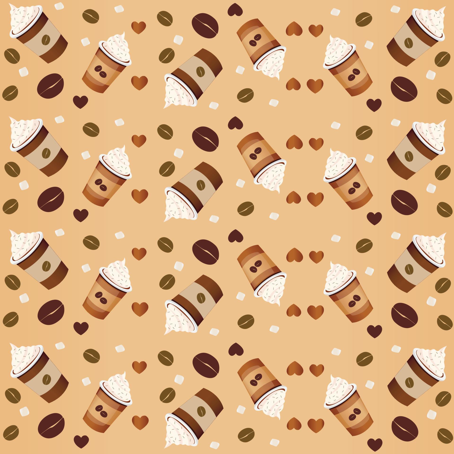 Iced Coffee Patterns 14538033 Vector Art at Vecteezy