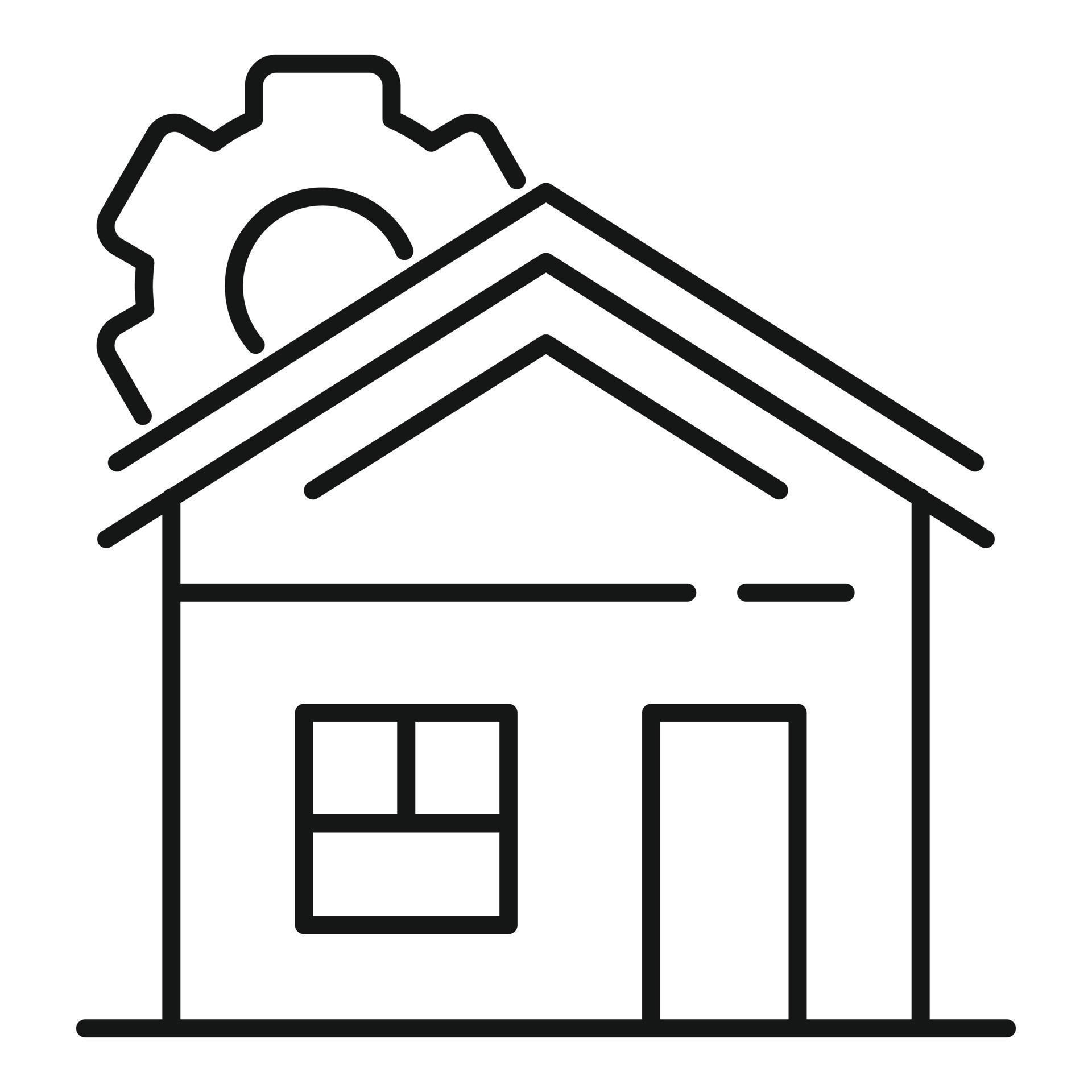 Future Smart House Icon Outline Style 14540734 Vector Art At Vecteezy