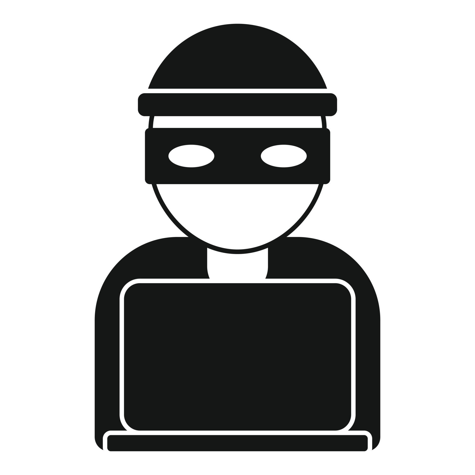 Hacker icon, simple style 14541181 Vector Art at Vecteezy