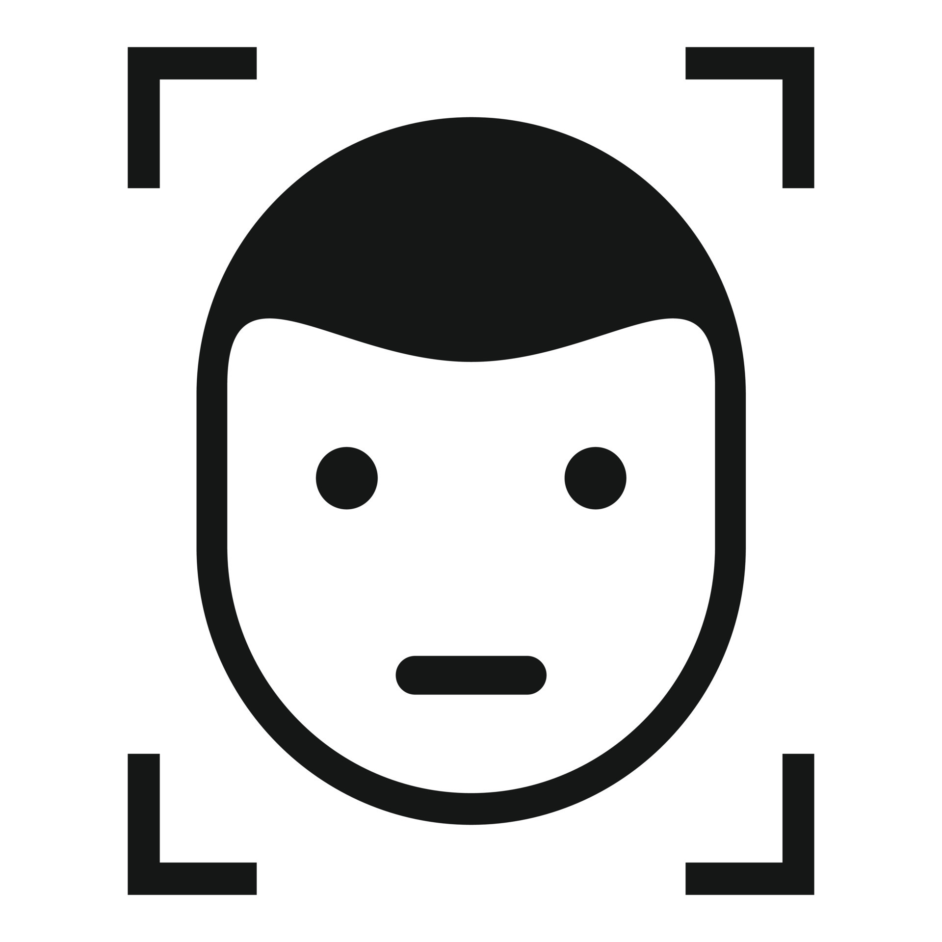 Face Detection Icon Simple Style 14541193 Vector Art At Vecteezy