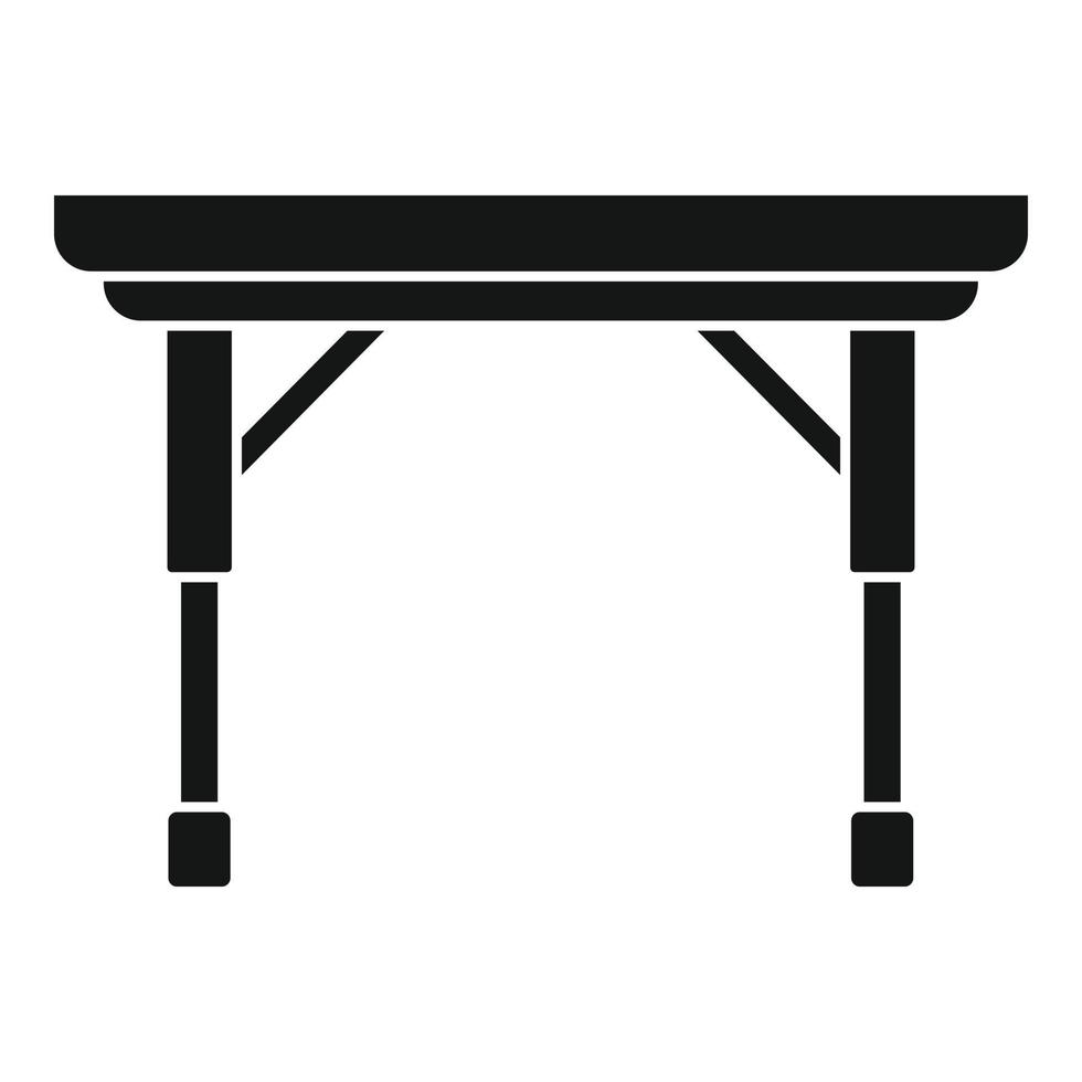 Folding modern table icon, simple style 14541357 Vector Art at Vecteezy