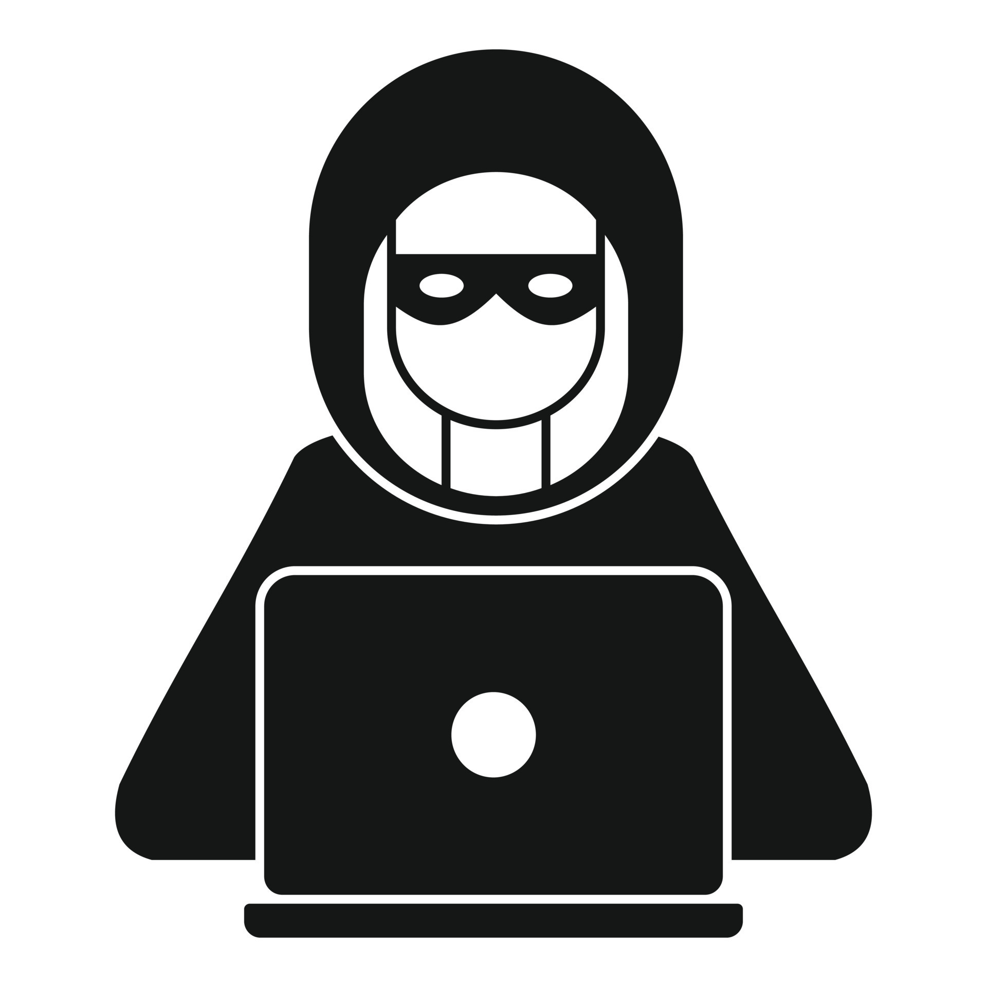 Hacker Man Icon Simple Style 14545022 Vector Art At Vecteezy