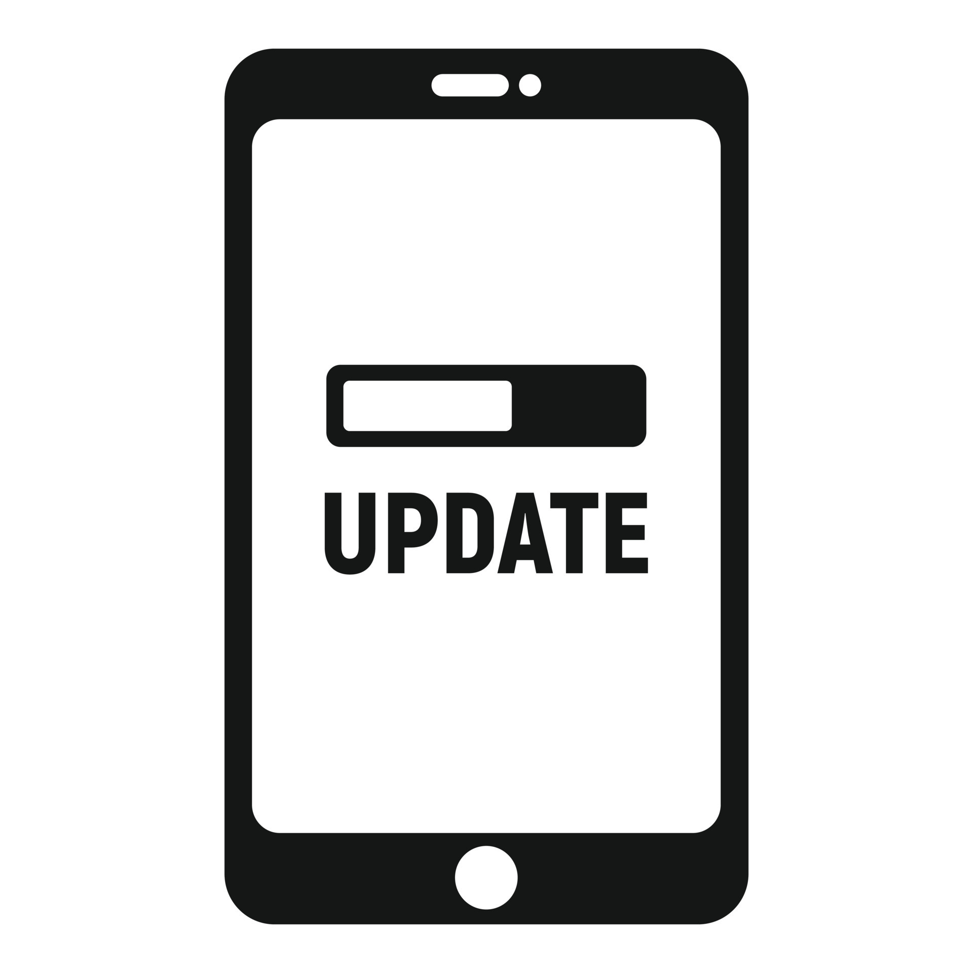 Smartphone update icon, simple style 14549175 Vector Art at Vecteezy