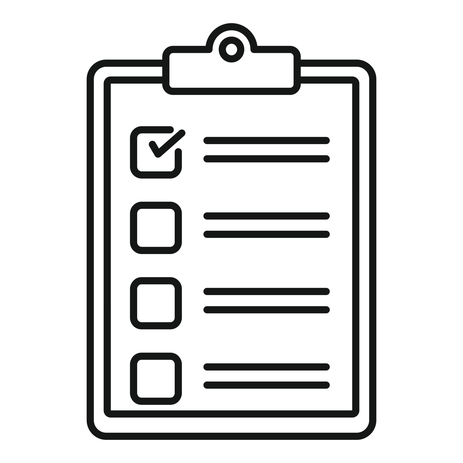 Paper checklist icon, outline style 14552419 Vector Art at Vecteezy Paper checklist icon, outline style 14552419 Vector Art at Vecteezy
