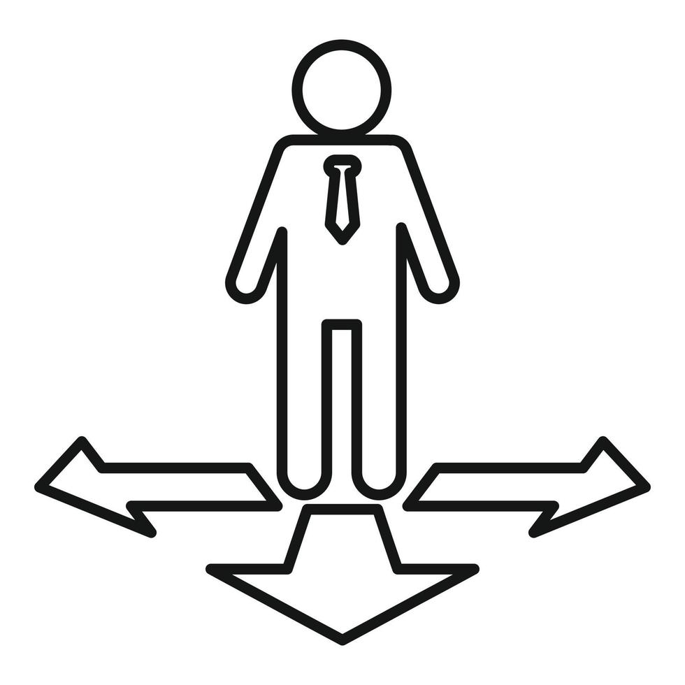 Choose right way icon, outline style 14552651 Vector Art at Vecteezy Choose right way icon, outline style 14552651 Vector Art at Vecteezy