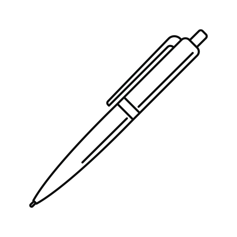 Pen Outline Vector Art Icons and Graphics for Free Download