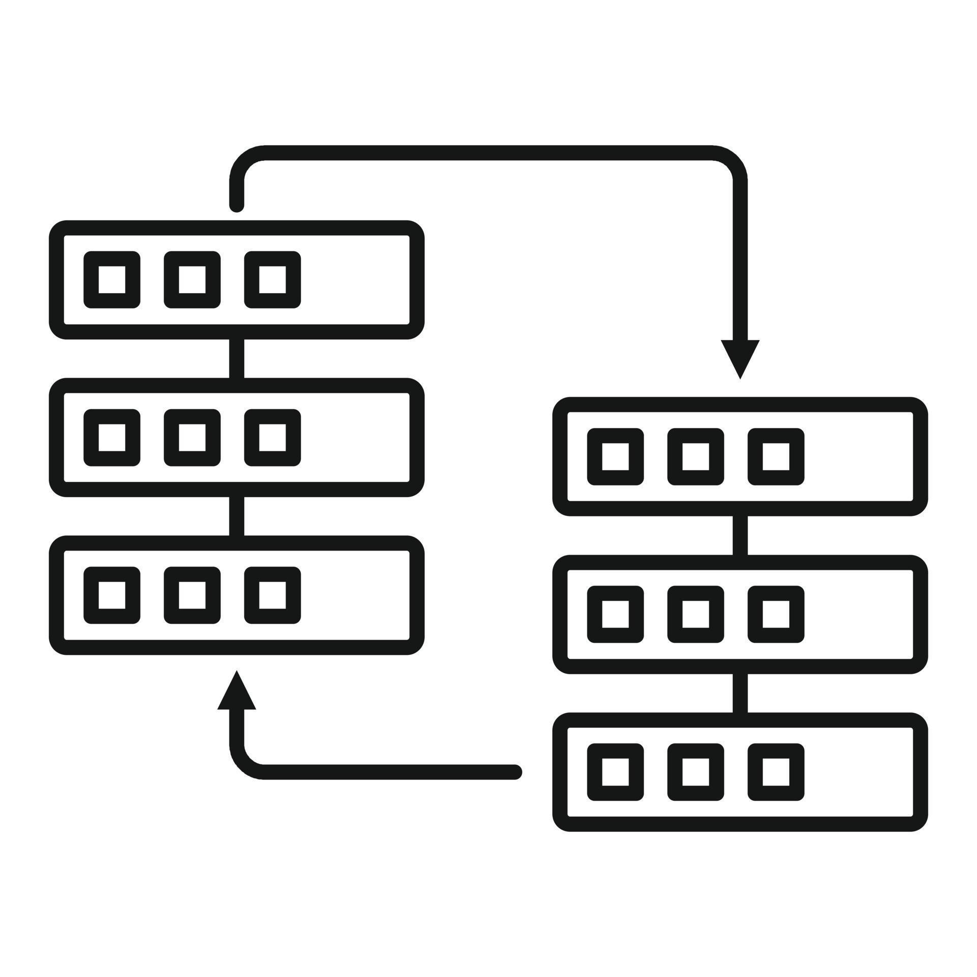 Server connection icon, outline style 14554667 Vector Art at Vecteezy