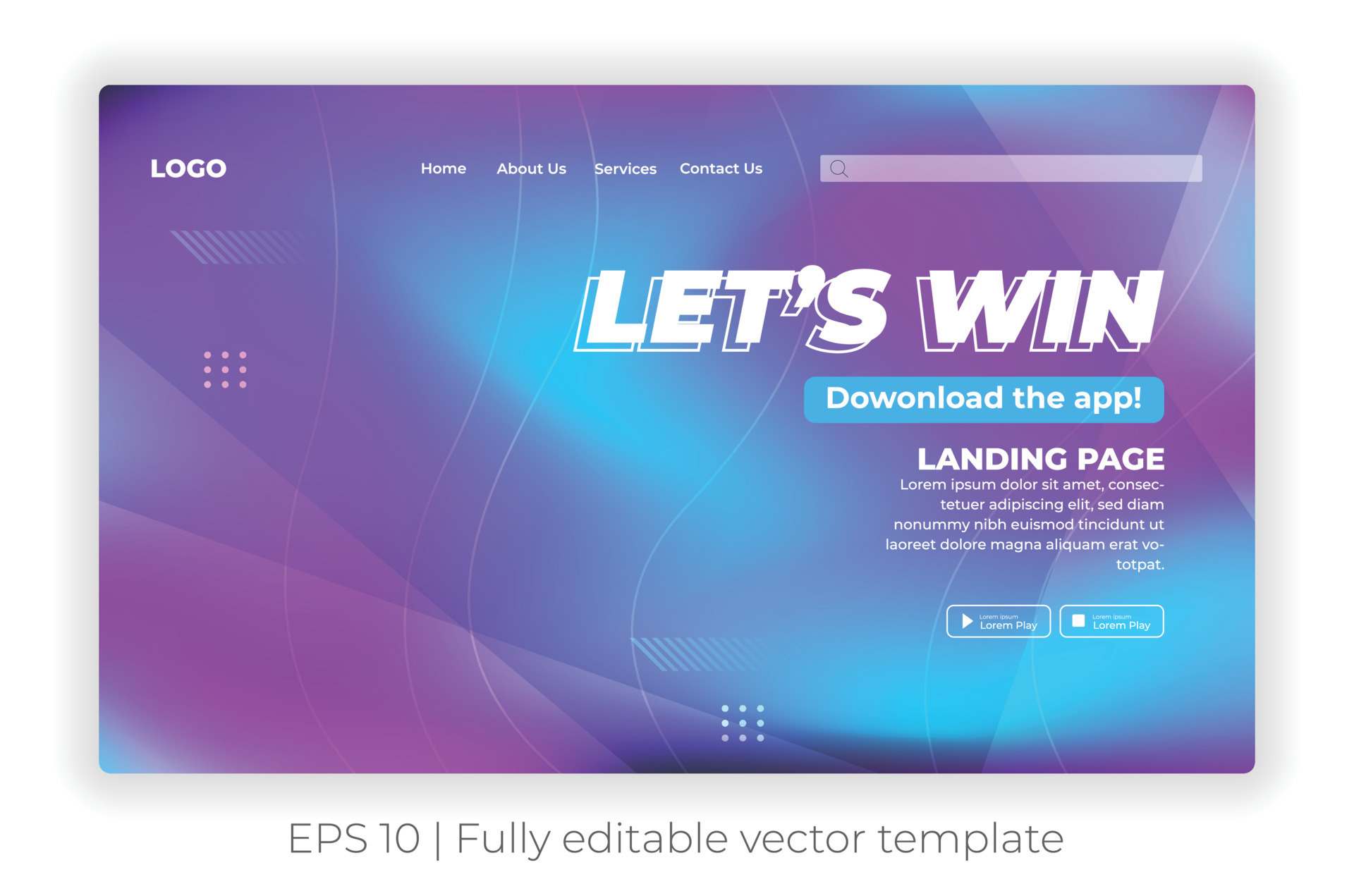 Minimal vibrant gradient background for website designs, Digital ...