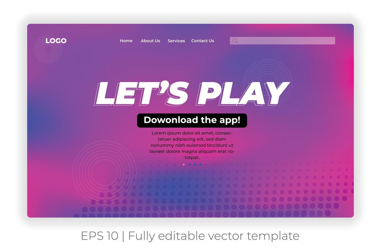 Minimal vibrant gradient background for website designs, Digital ...