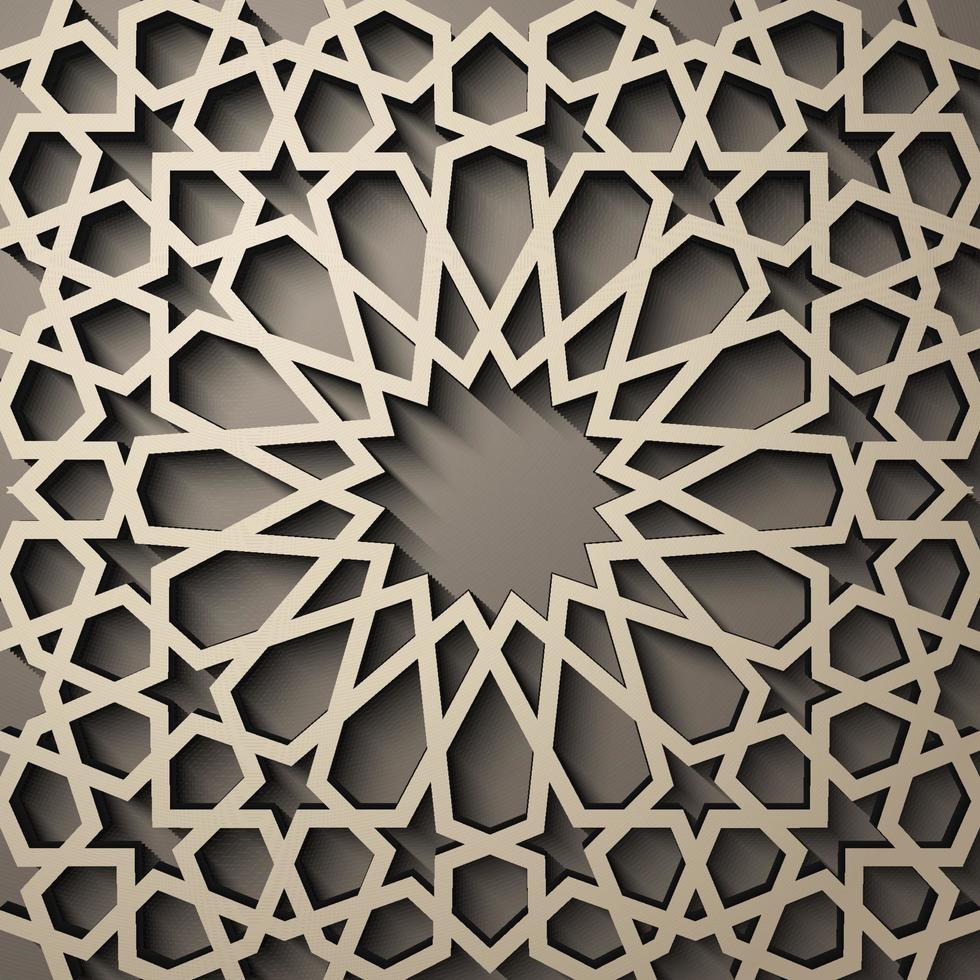 Background with 3d seamless pattern in Islamic style . , arabic ...