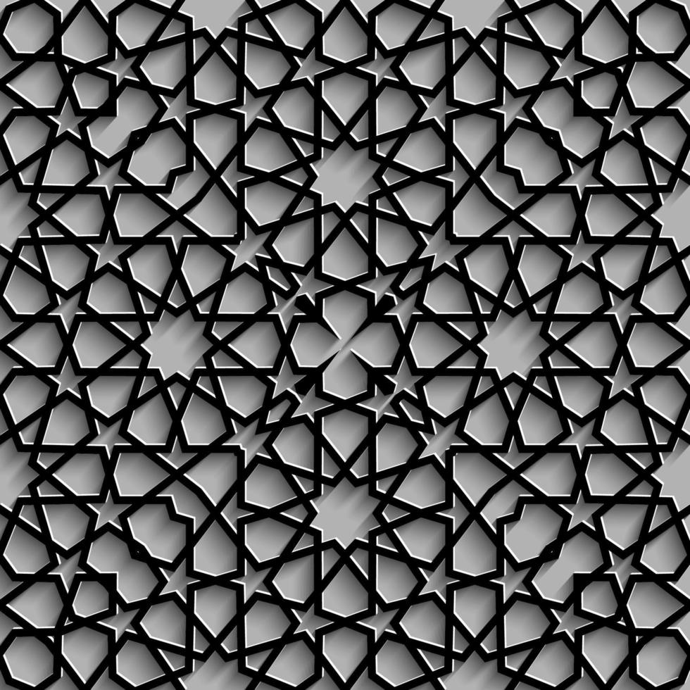 Seamless islamic pattern 3d . Traditional Arabic design element ... Seamless islamic pattern 3d . Traditional Arabic design element ...