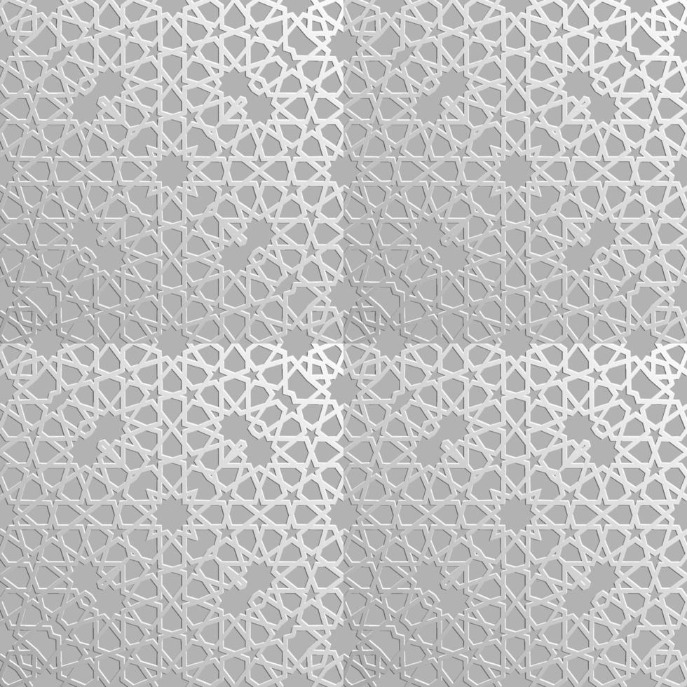 Seamless islamic pattern 3d . Traditional Arabic design element ...