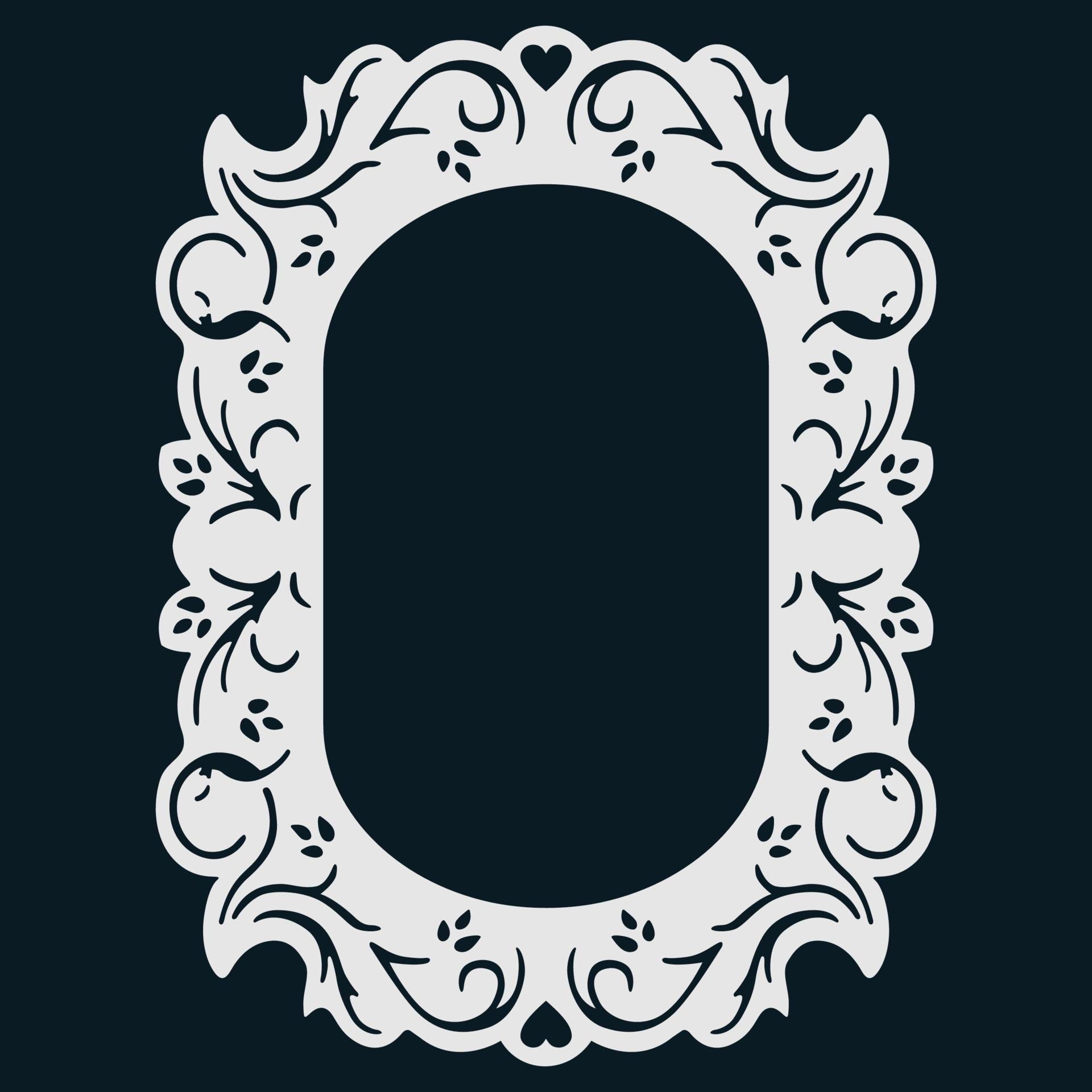 Vintage Frame Antique Mirror Design Retro Element 14562780 Vector Art At Vecteezy