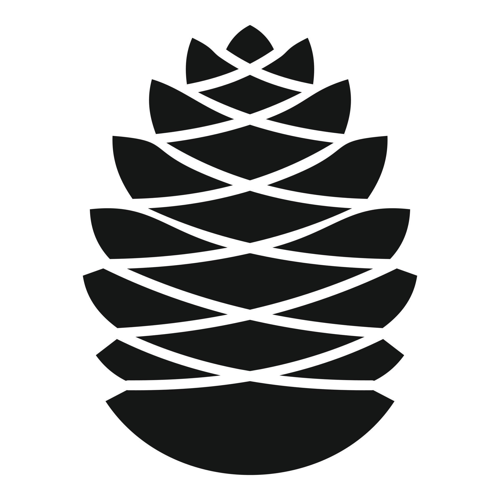 Pinecone icon, simple style 14566012 Vector Art at Vecteezy