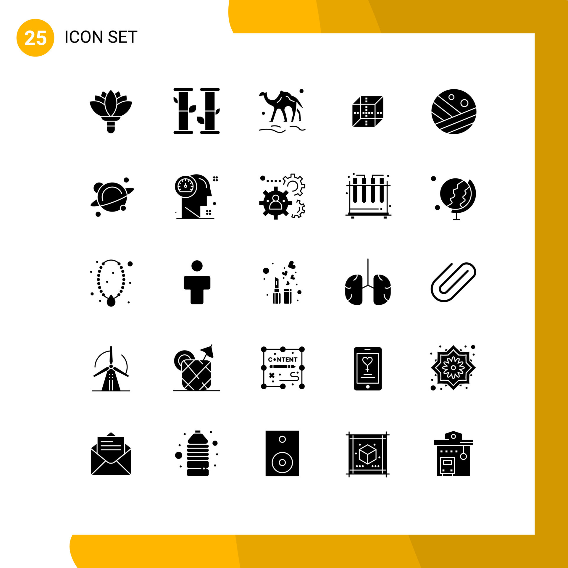 25 Universal Solid Glyphs Set For Web And Mobile Applications Proceed Shepping Arabian Computing