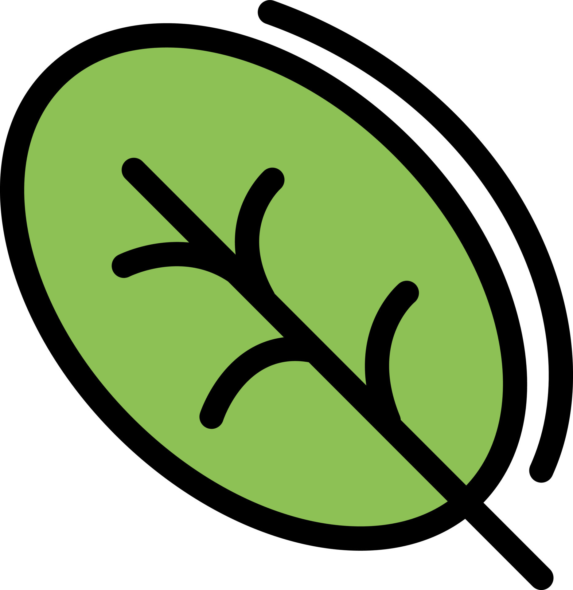 ecología hoja naturaleza primavera color plano icono vector icono ...