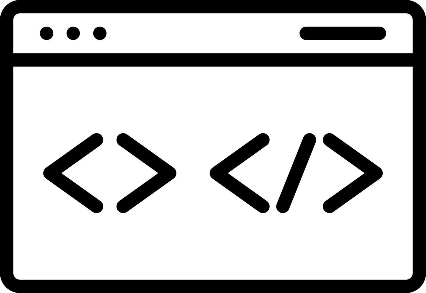 line icon for code 14570243 Vector Art at Vecteezy