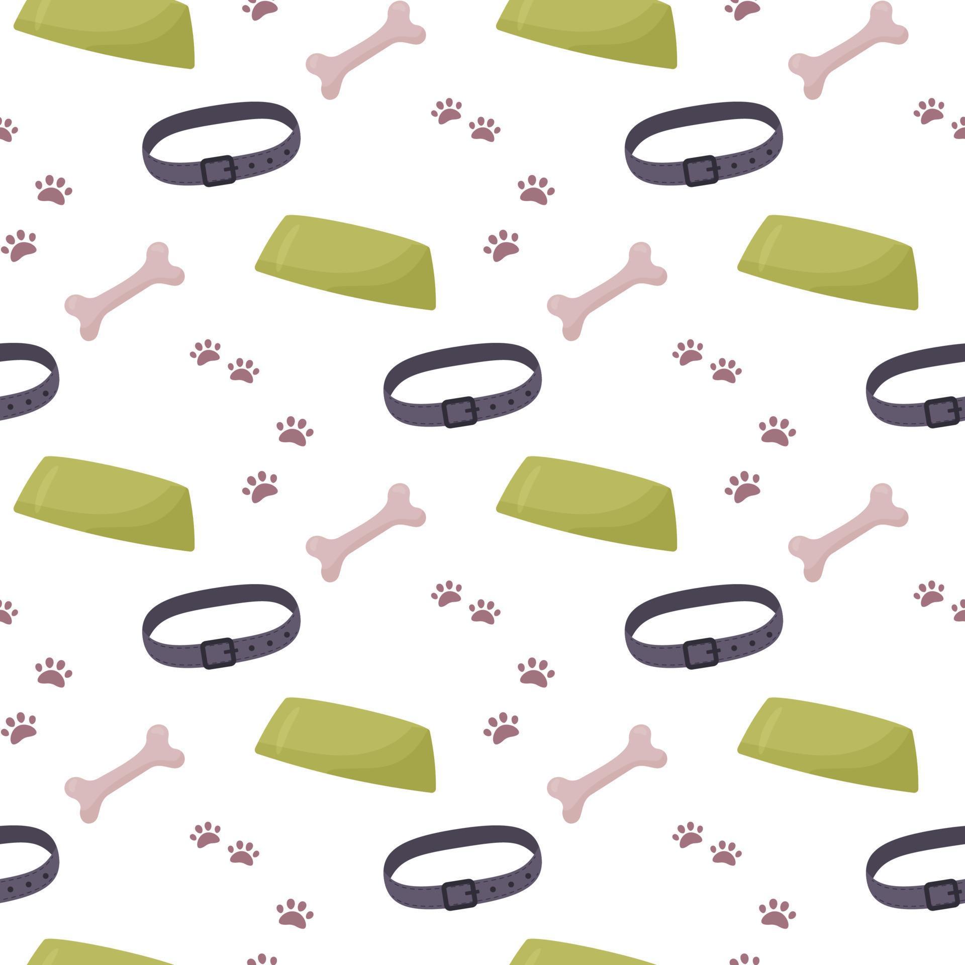 pets items pattern 14572340 Vector Art at Vecteezy