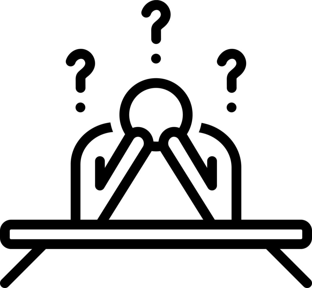 line icon for problem 14572391 Vector Art at Vecteezy