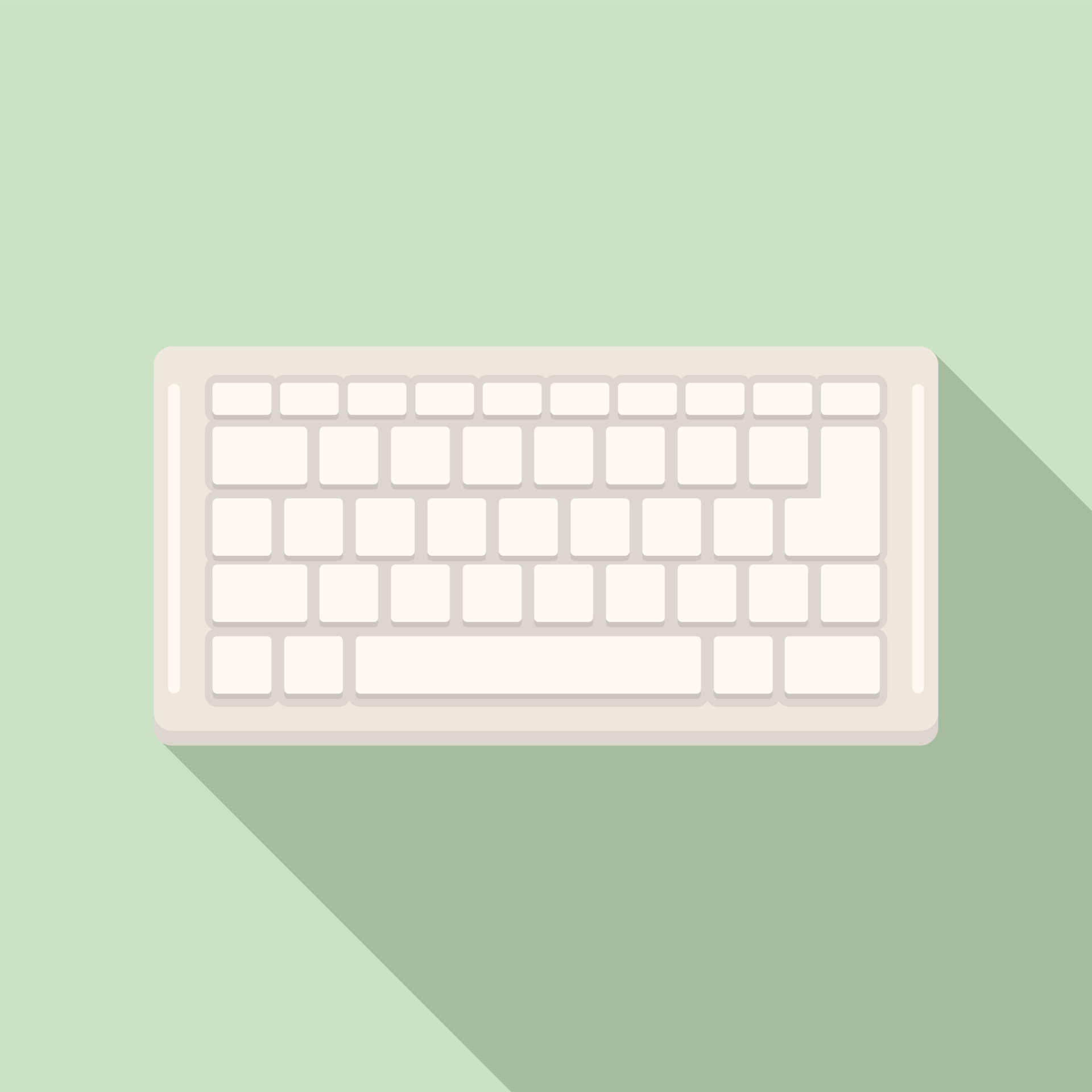 Control Keyboard Icon Flat Style 14575837 Vector Art At Vecteezy