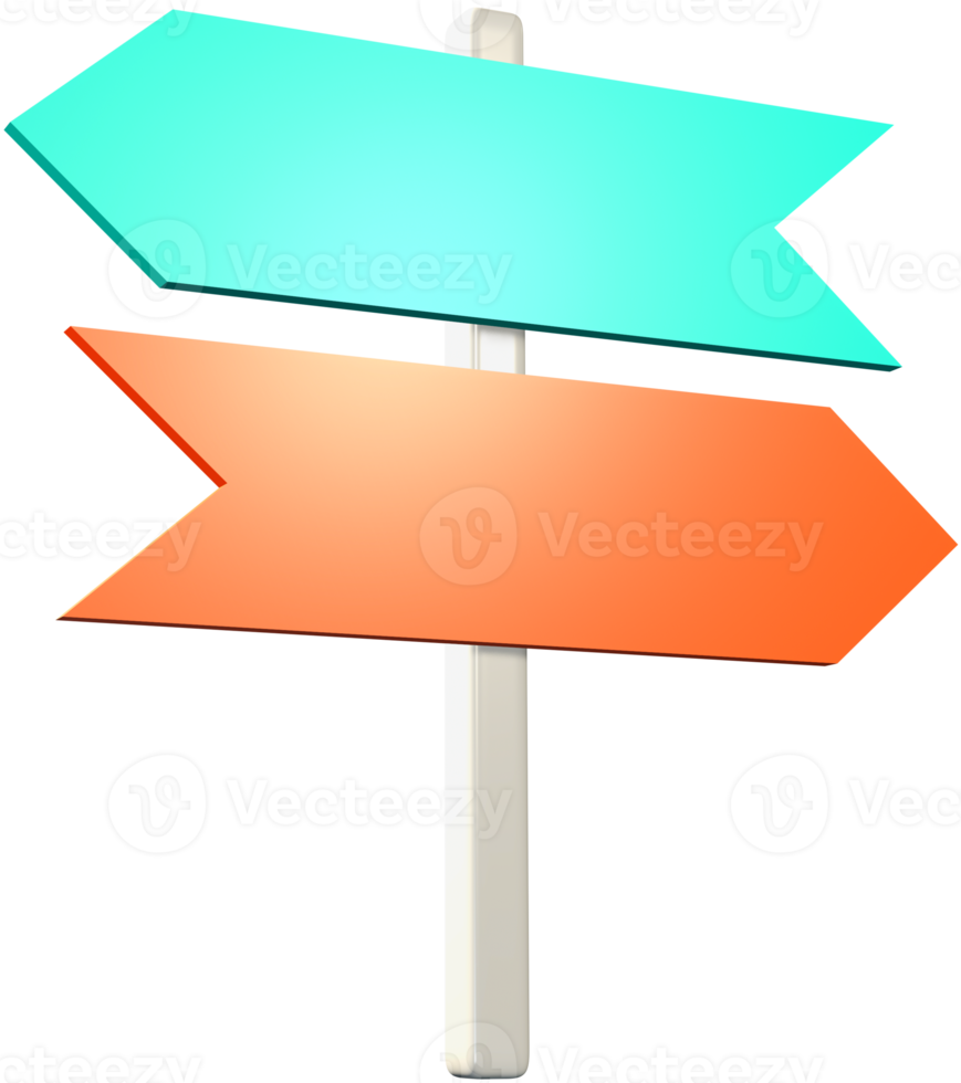 Signpost 3D icon. 14577340 PNG Signpost 3D icon. 14577340 PNG
